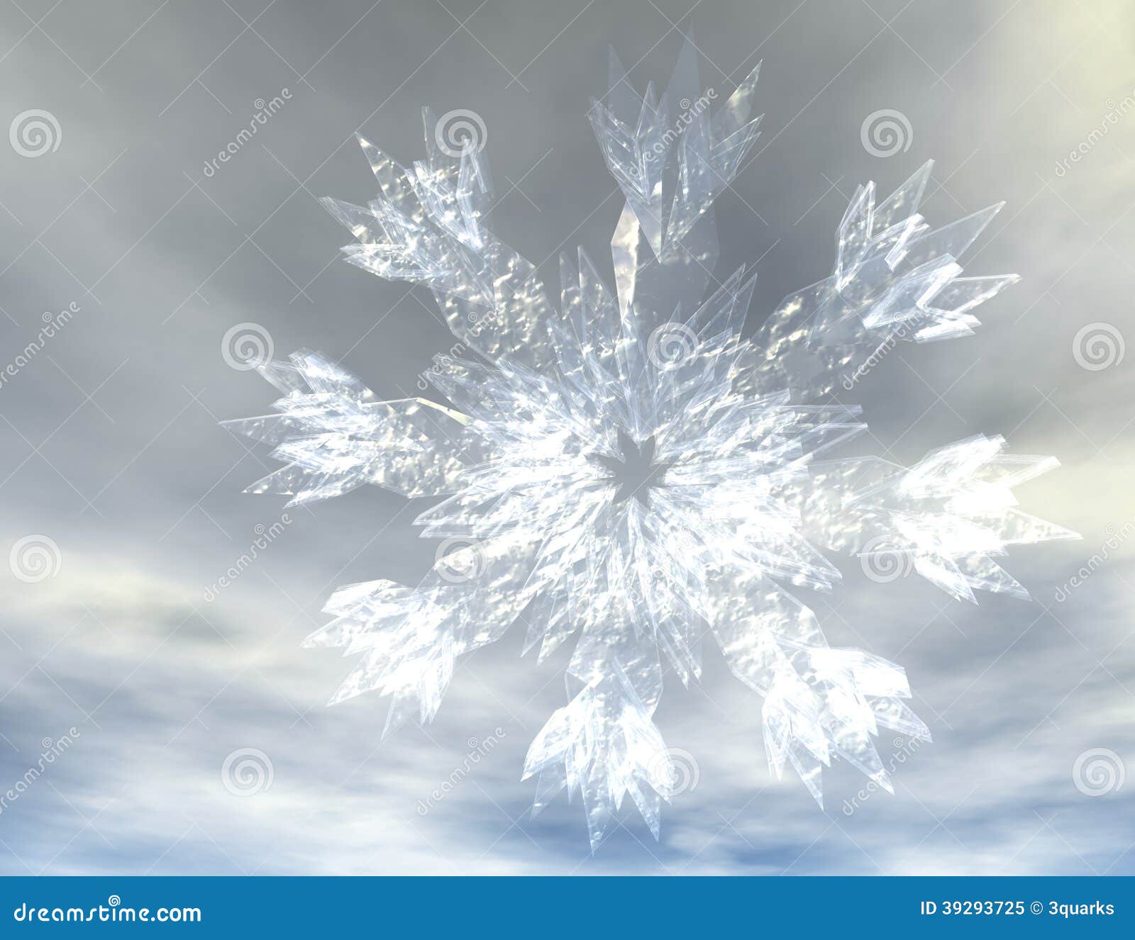 Snow Crystals stock illustration. Illustration of december - 39293725