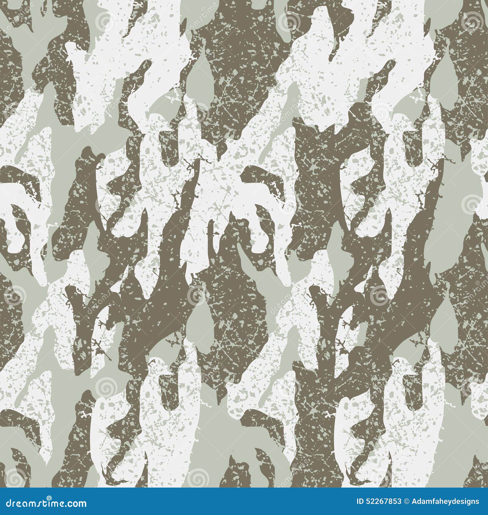 Snow Distressed Camouflage Seamless Pattern Stock Vector - Illustration ...