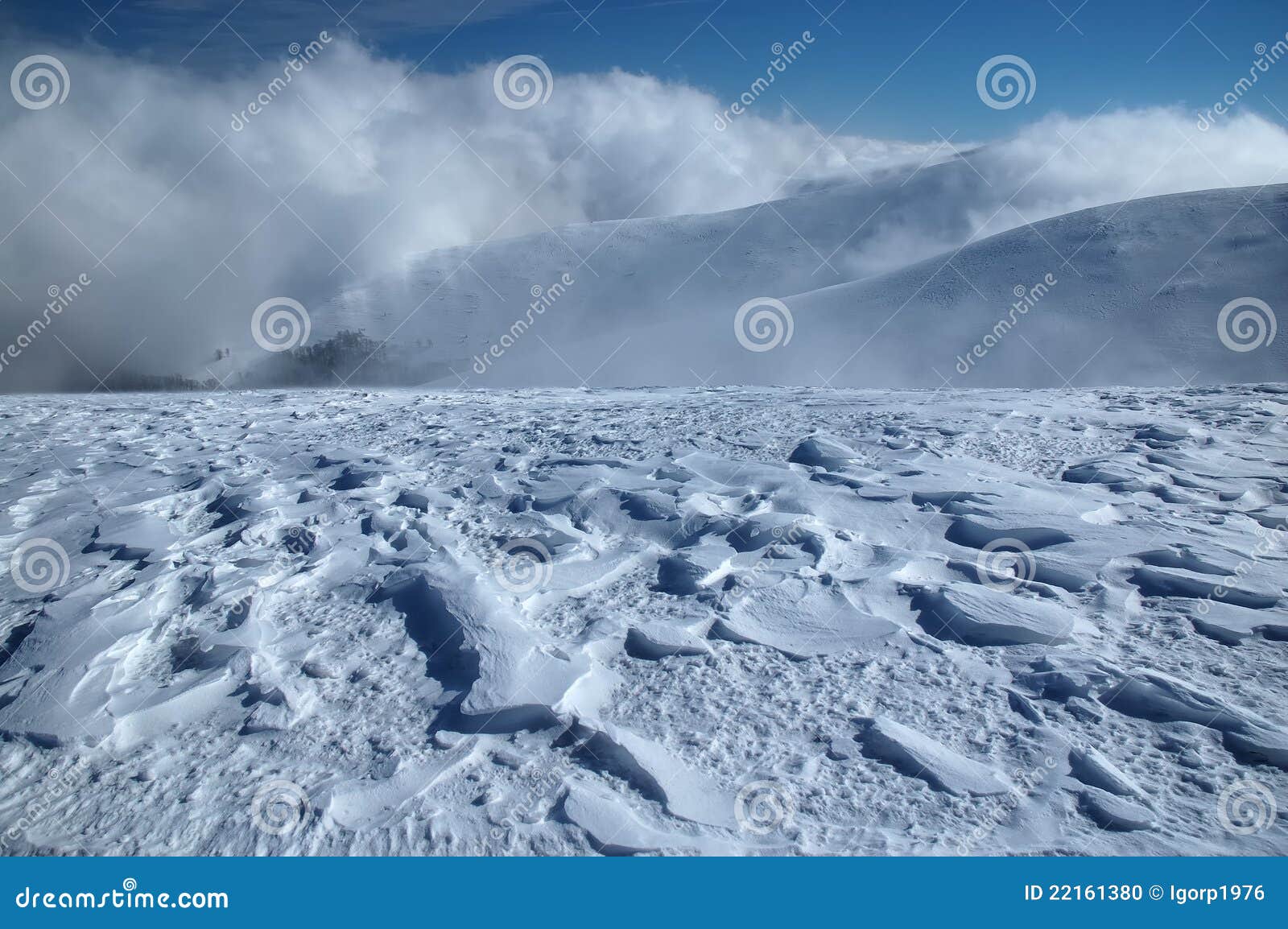 Snow-drifts stock photo. Image of snowdrifts, cold, travel - 22161380