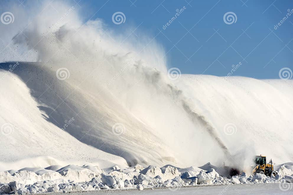 Snow dump stock image. Image of blue, dump, pile, snow - 37950099