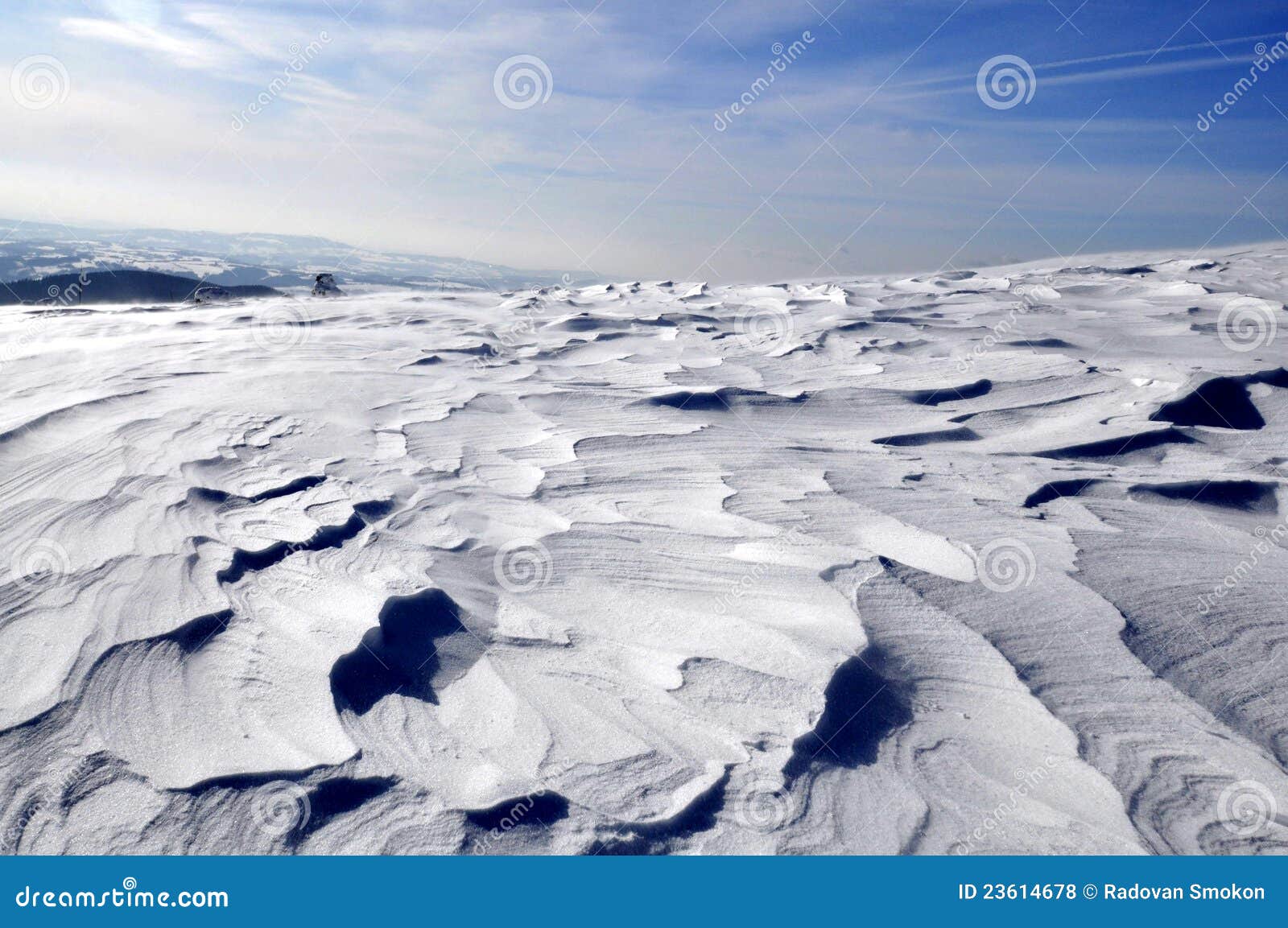 Snow dunes stock photo. Image of cold, snowflake, snowfall - 23614678