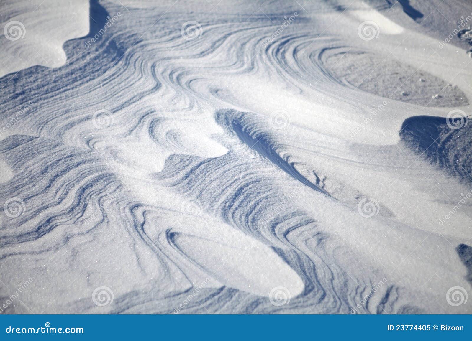 Snow dunes stock image. Image of dunes, frozen, natural - 23774405