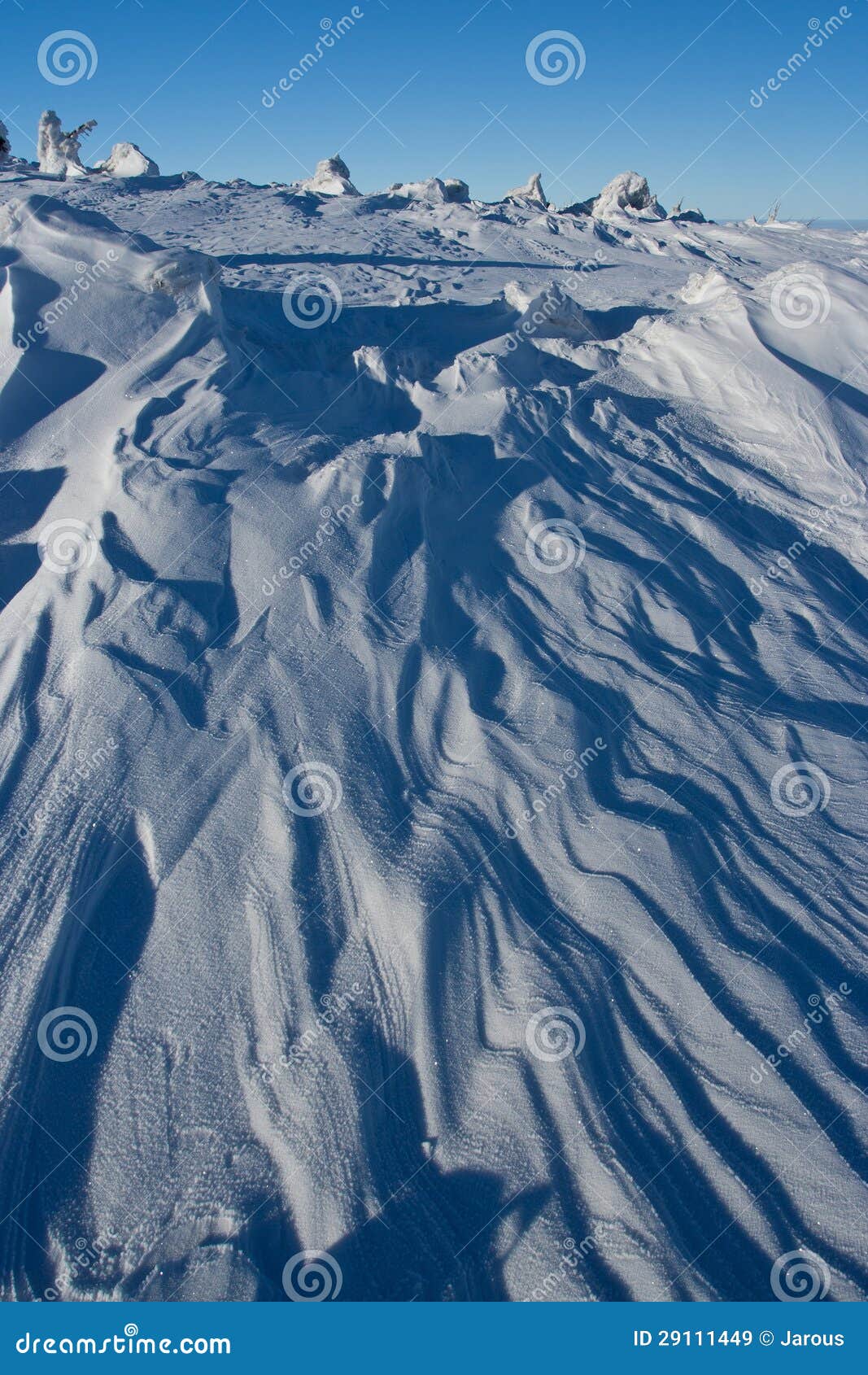 Snow dunes stock image. Image of extreme, hill, frosty - 29111449