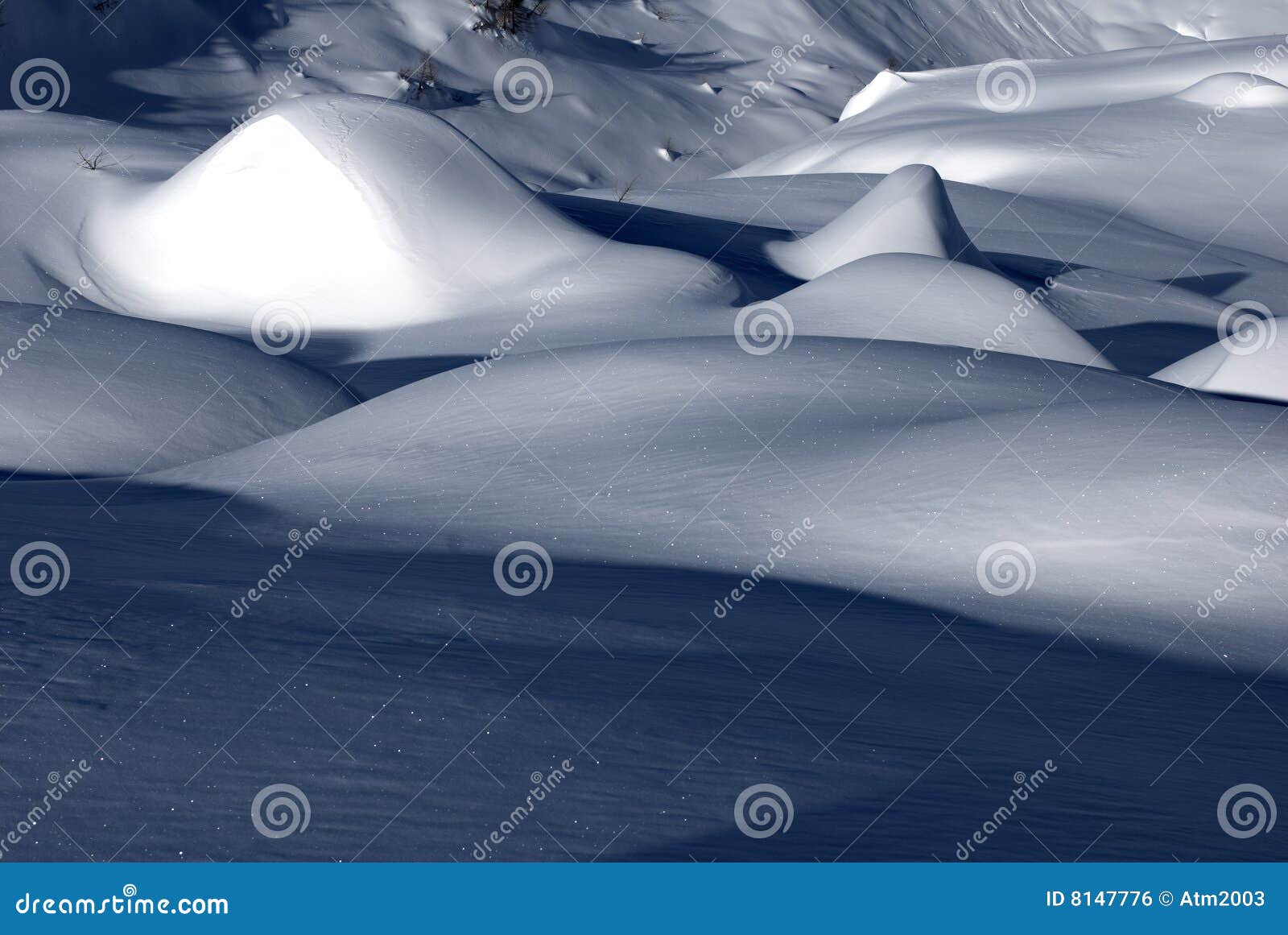 Snow dunes stock photo. Image of mountains, explore, mound - 8147776