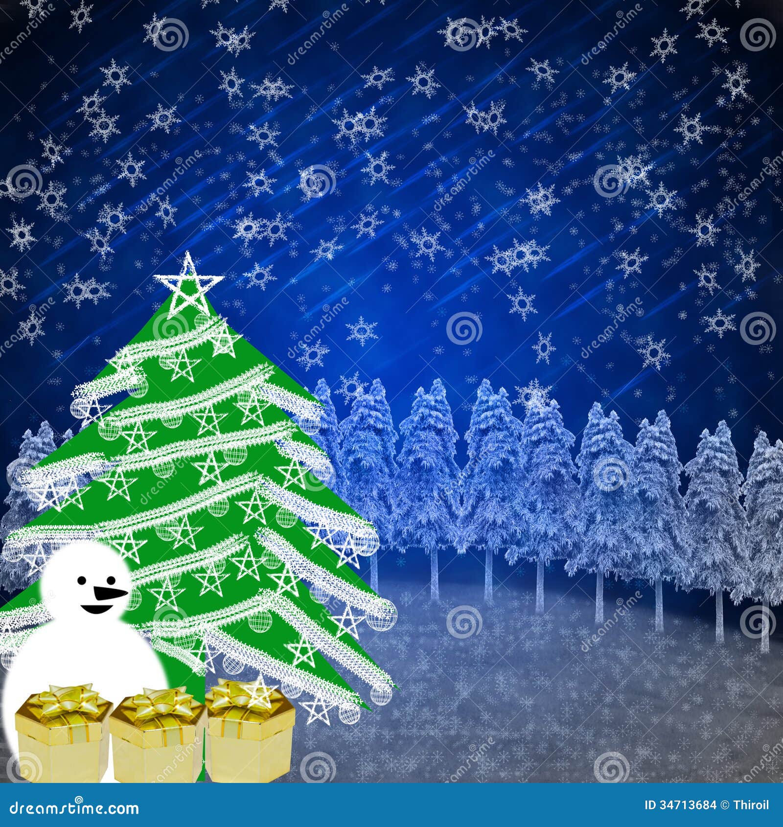 Snow on the earth. stock illustration. Illustration of flake - 34713684