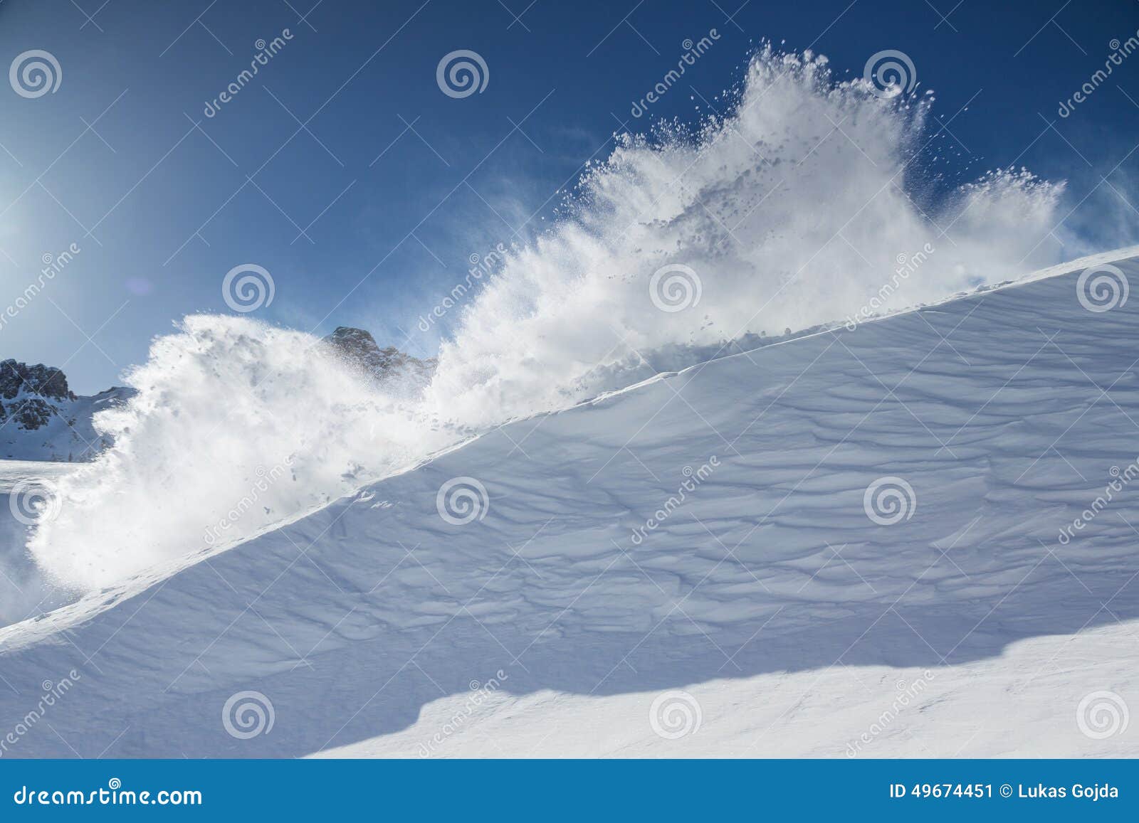 Snow explosion stock image. Image of play, winter, white - 49674451