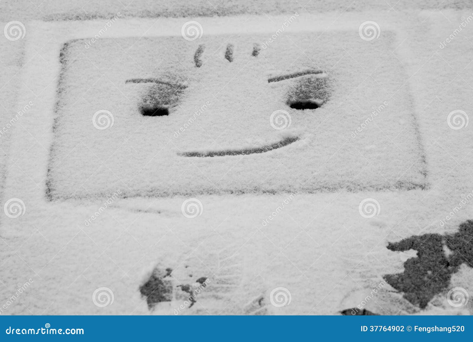 Snow expression stock photo. Image of face, snow, effect - 37764902
