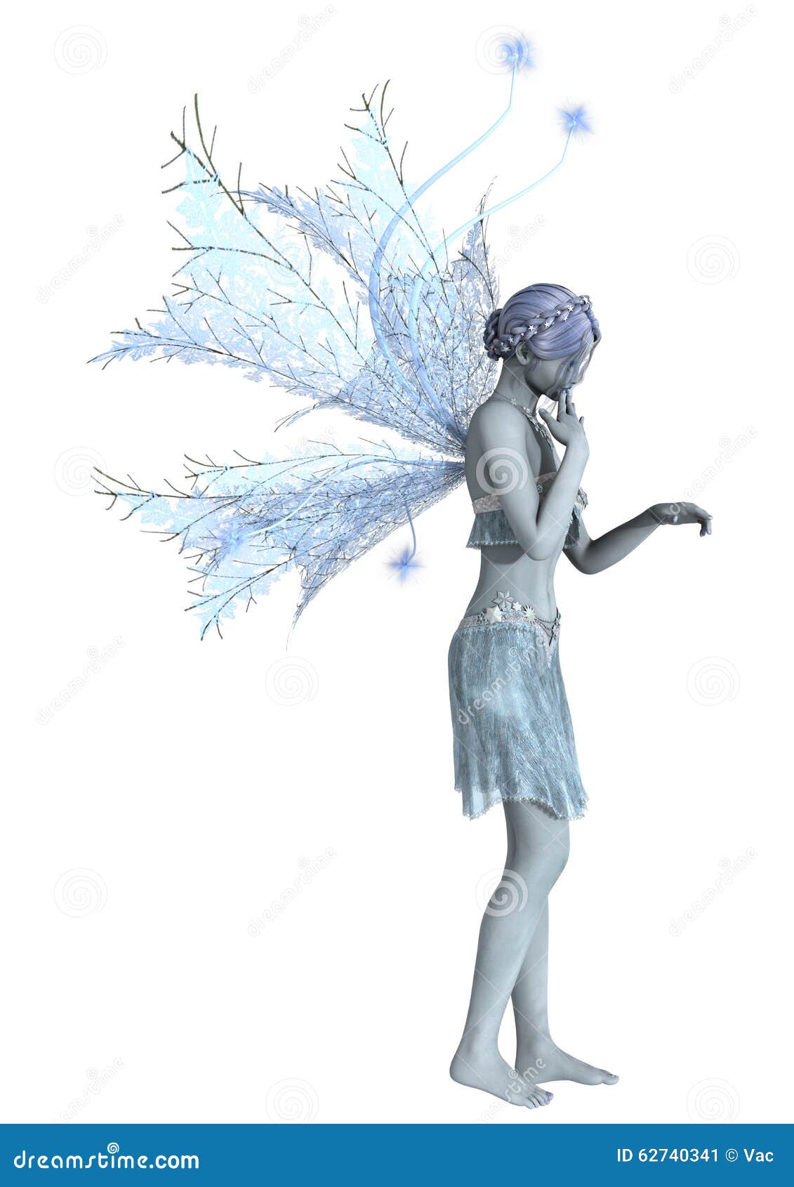 Snow Fairy Bird, Known In Japan As The Shima Enaga Royalty-Free Stock ...