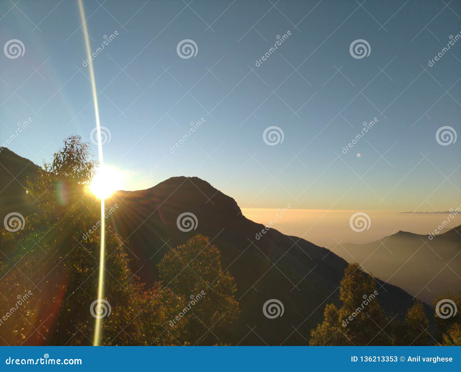 Snow fall stock image. Image of fall, munnar, station - 136213353