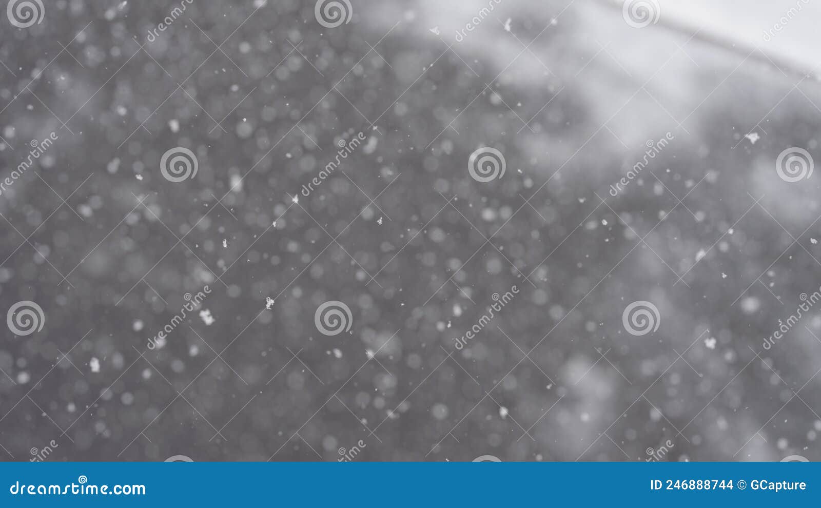 Snow Falling on Asphalt from Above Stock Photo - Image of texture ...