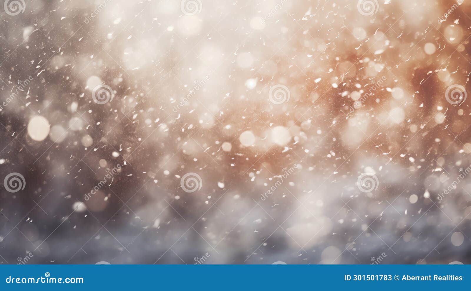Snow Falling on the Ground with a Blurry Background Stock Illustration ...