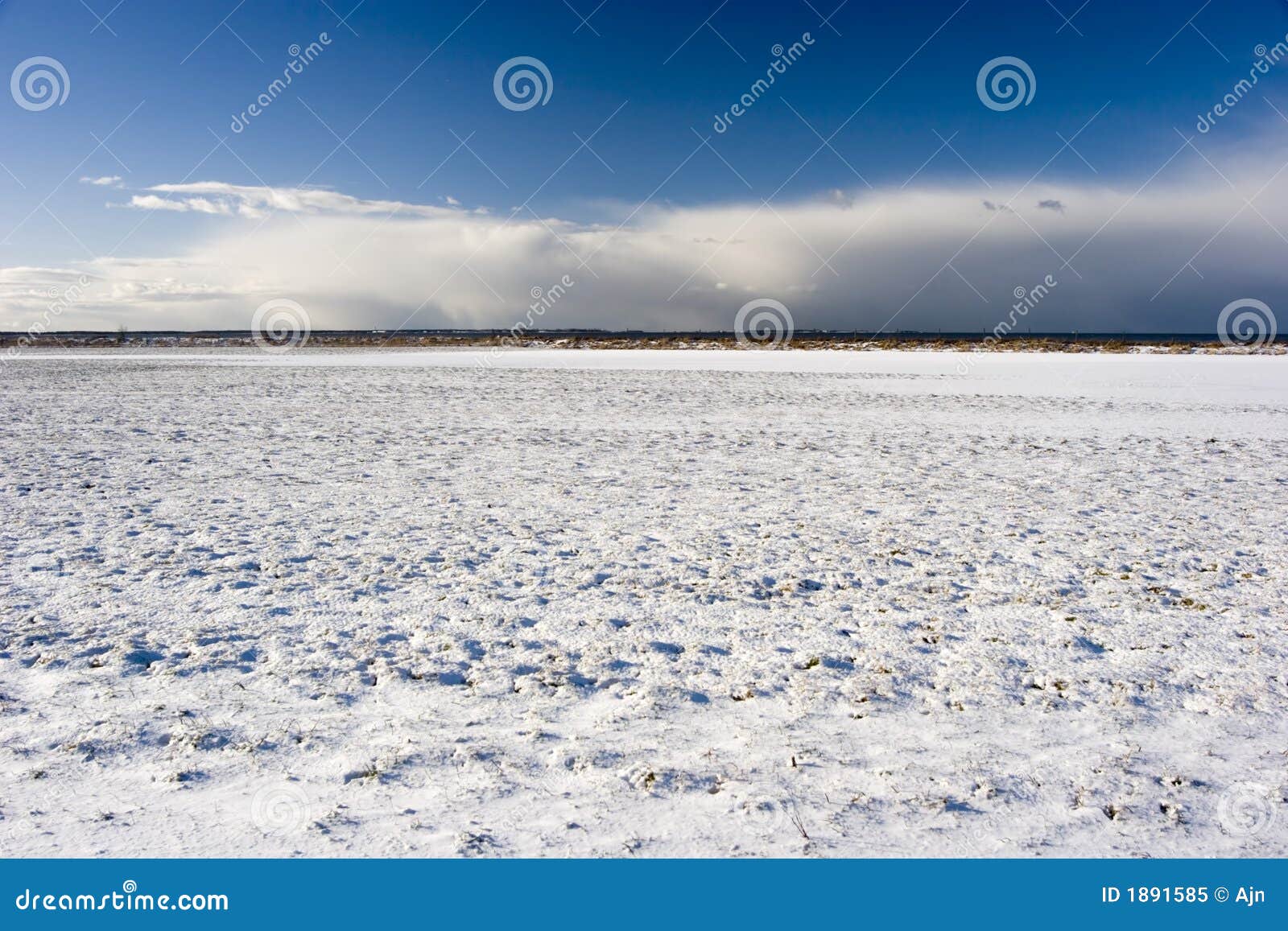 Snow Field stock image. Image of landscape, nature, rural - 1891585