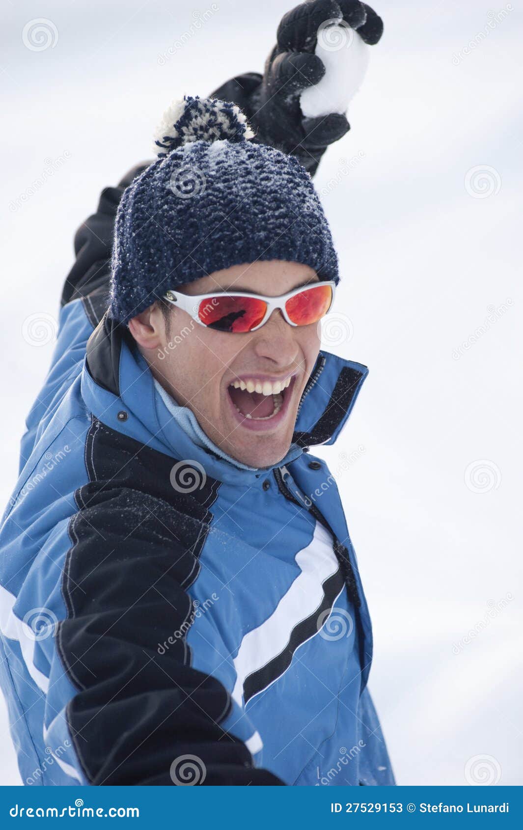Snow fighting stock image. Image of action, fighting - 27529153