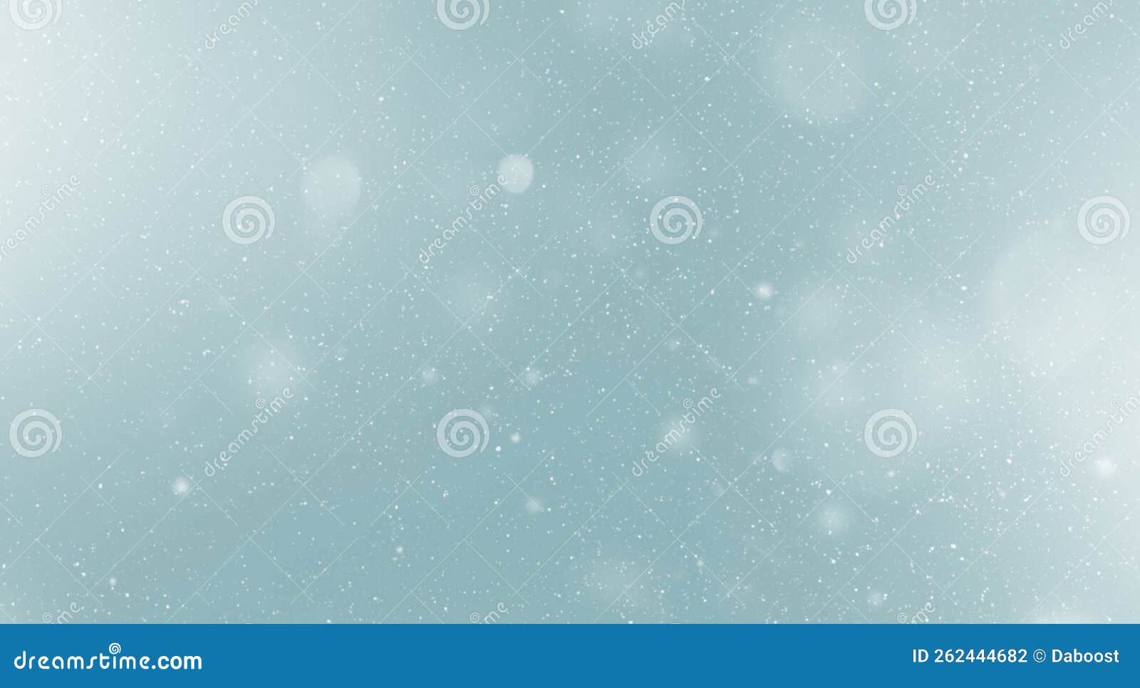 Snow Flake Particles on Blue Background Stock Illustration ...