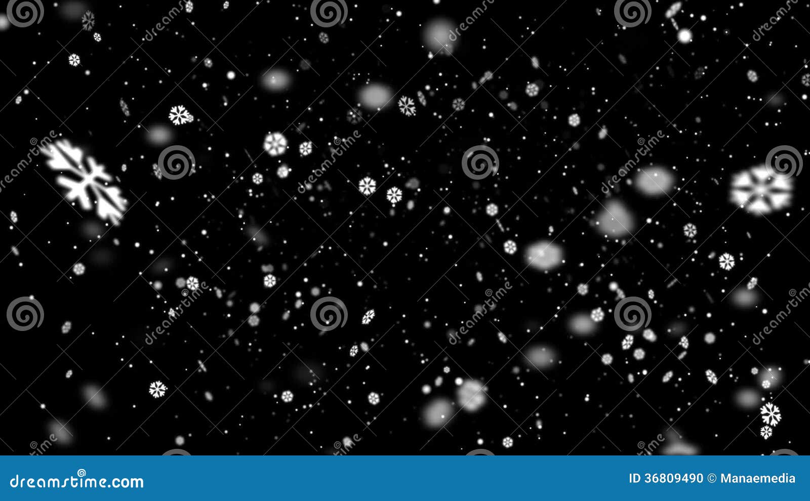 Snow Flakes Background Loop Stock Footage - Video of loopable, ready ...