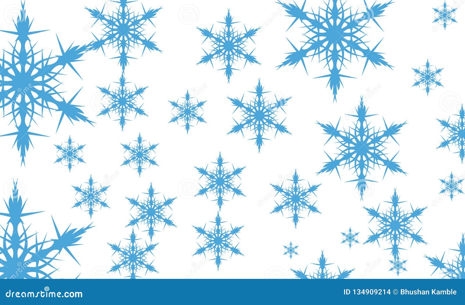 Snow flakes background 50 stock illustration. Illustration of brush ...