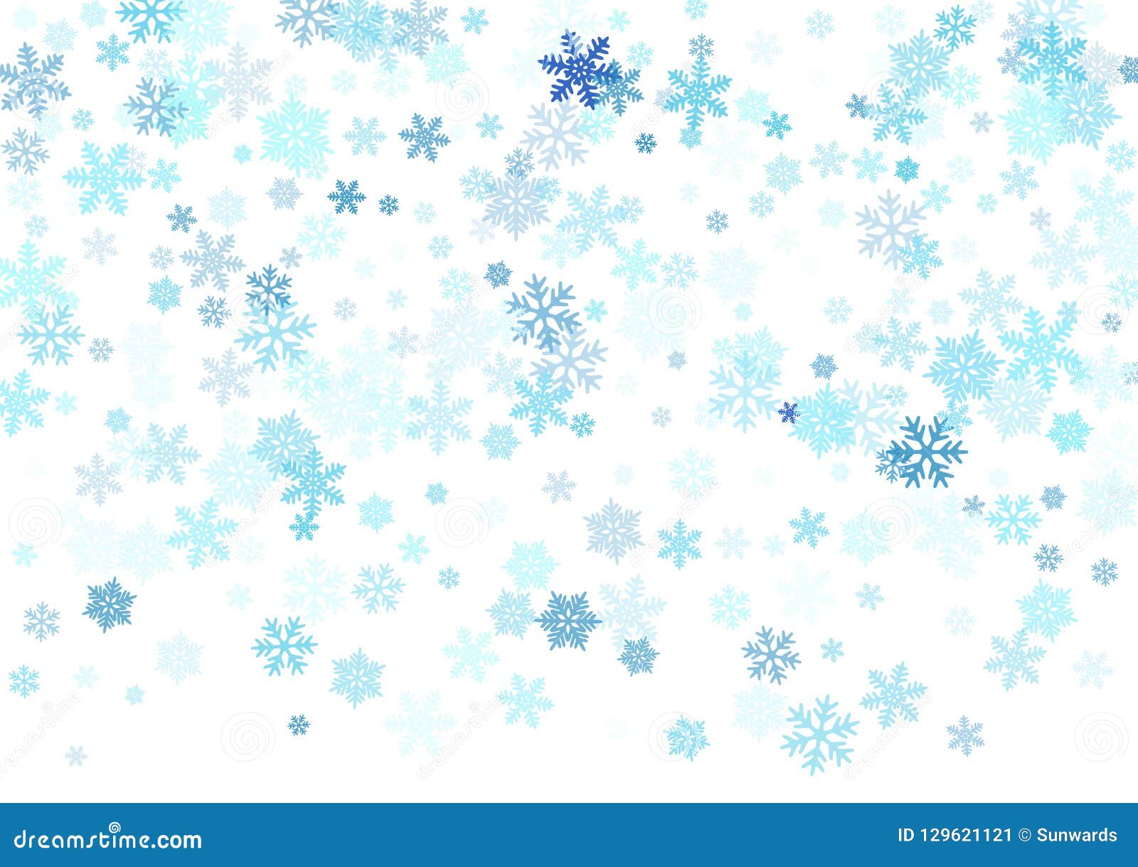 Snow Flakes Falling Macro Vector Design Stock Vector - Illustration of ...