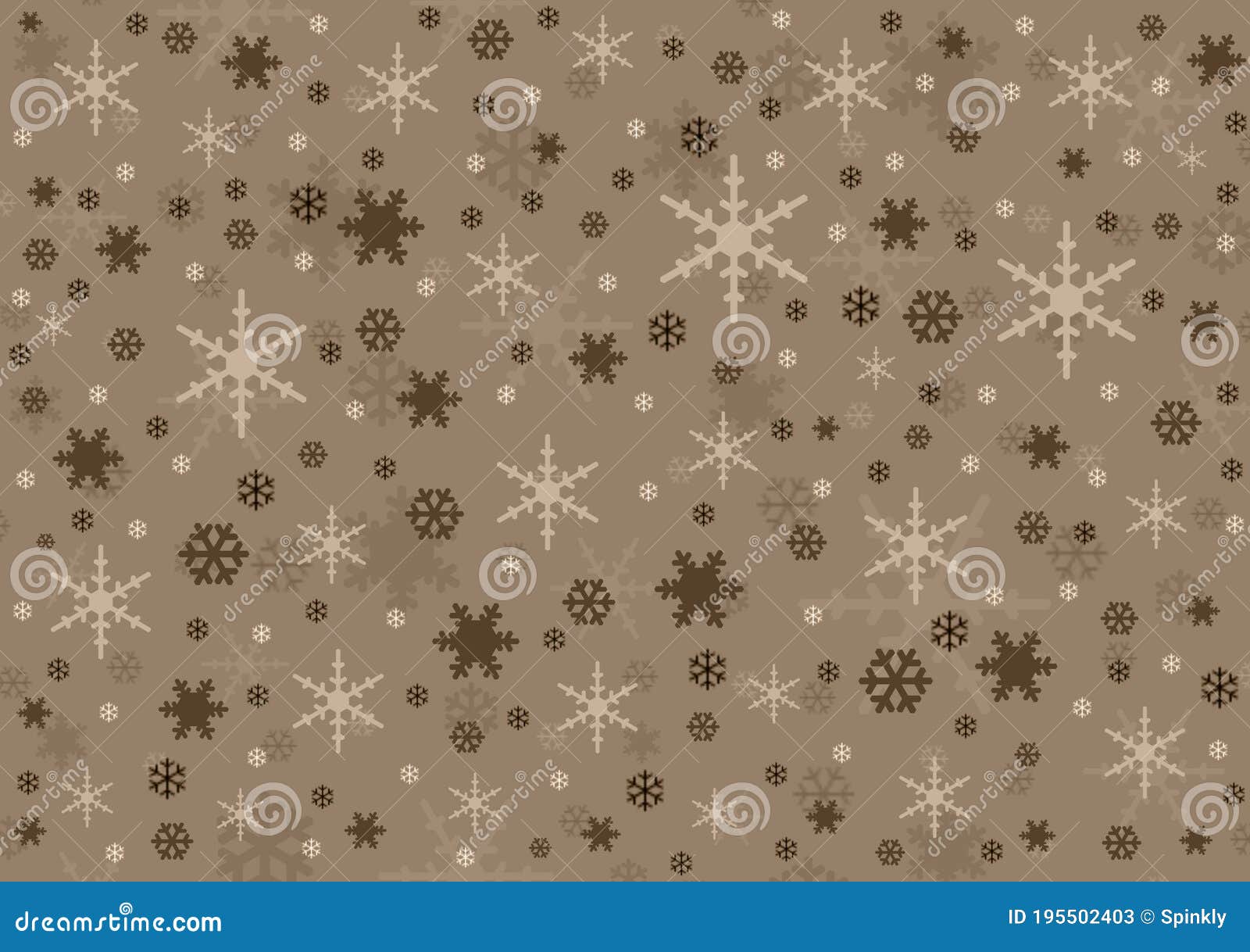 Snow Flakes Shapes Pattern Background for Wallpapers Stock Illustration ...
