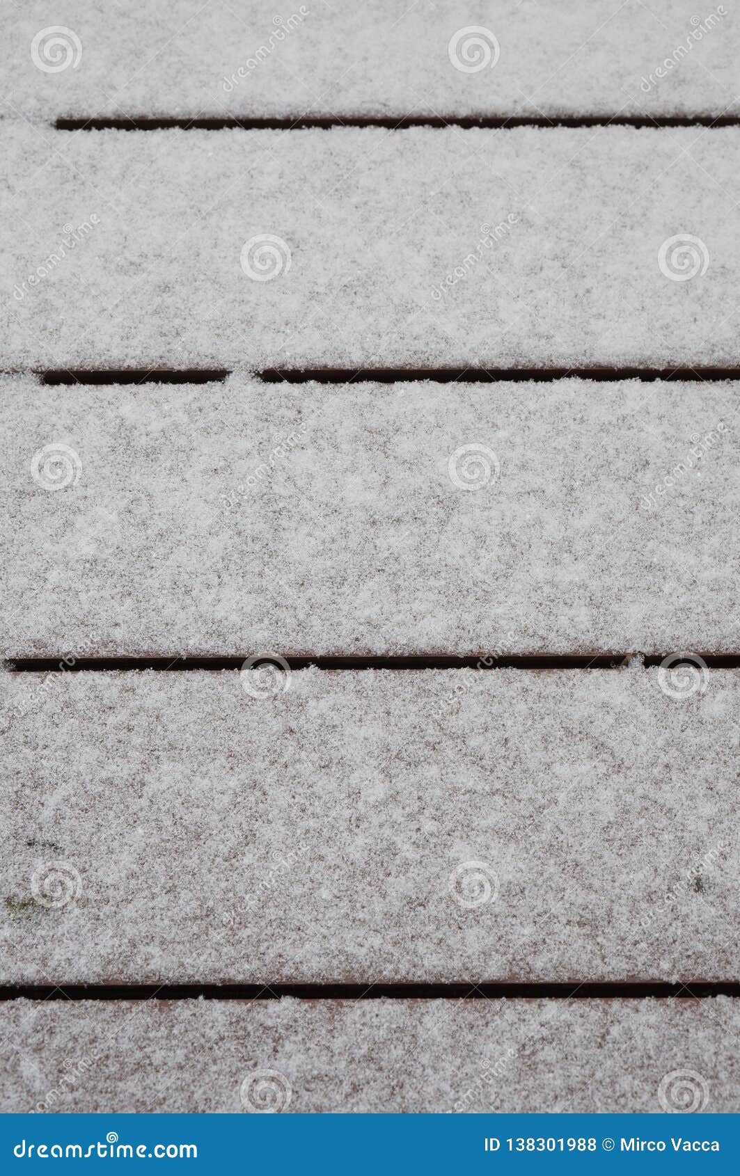 Snow on floor stock photo. Image of textured, wooden - 138301988