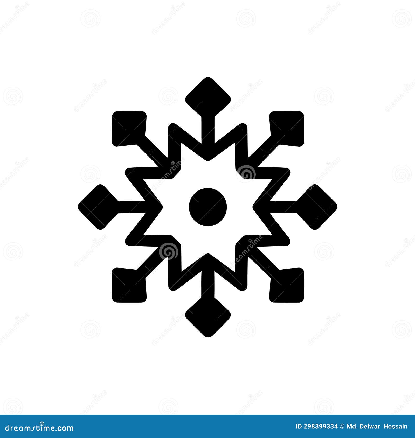 Snow flurries icon stock vector. Illustration of snowy - 298399334