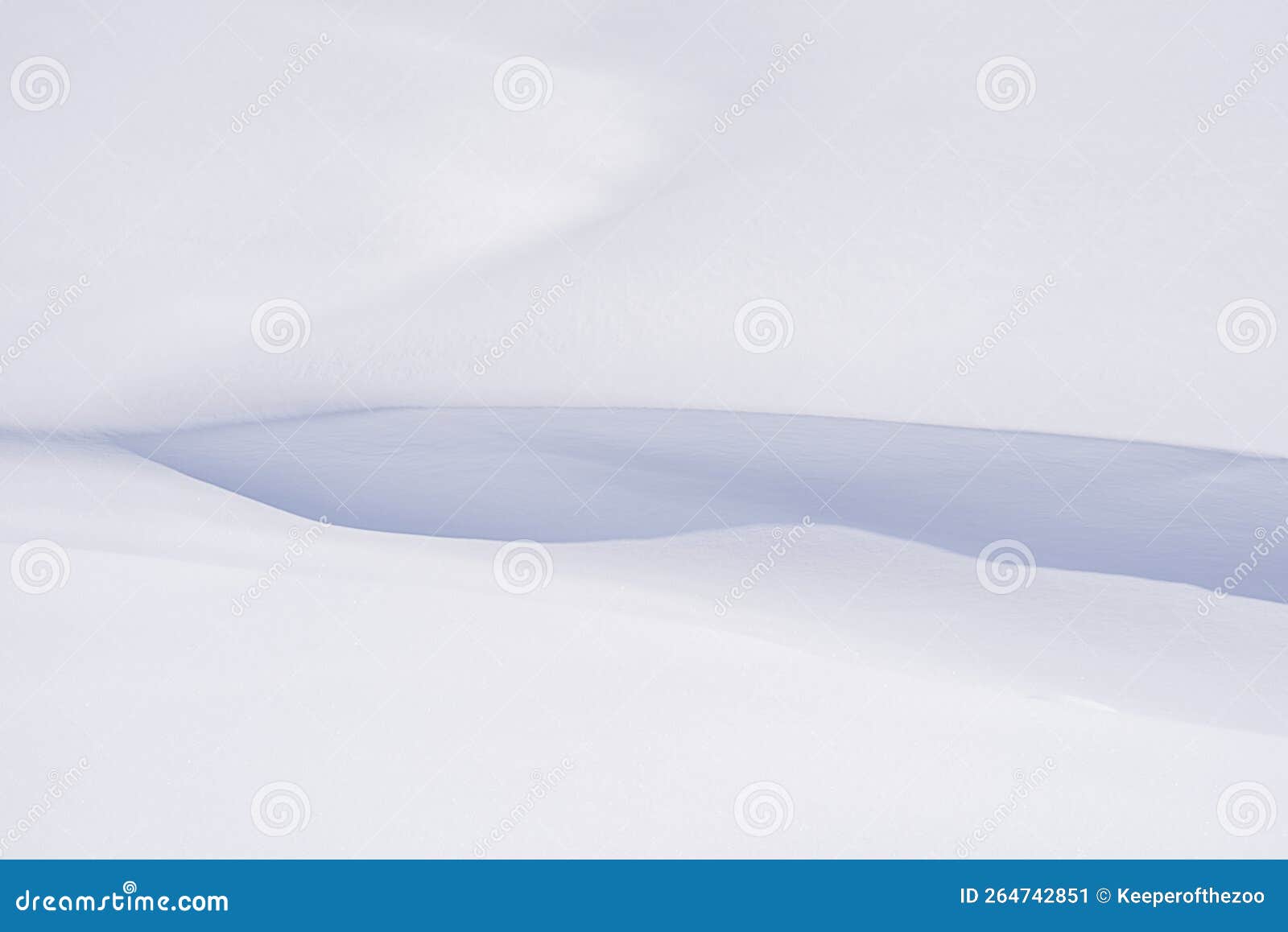Cold Snow Drift Formations in Winter Stock Image - Image of caused ...