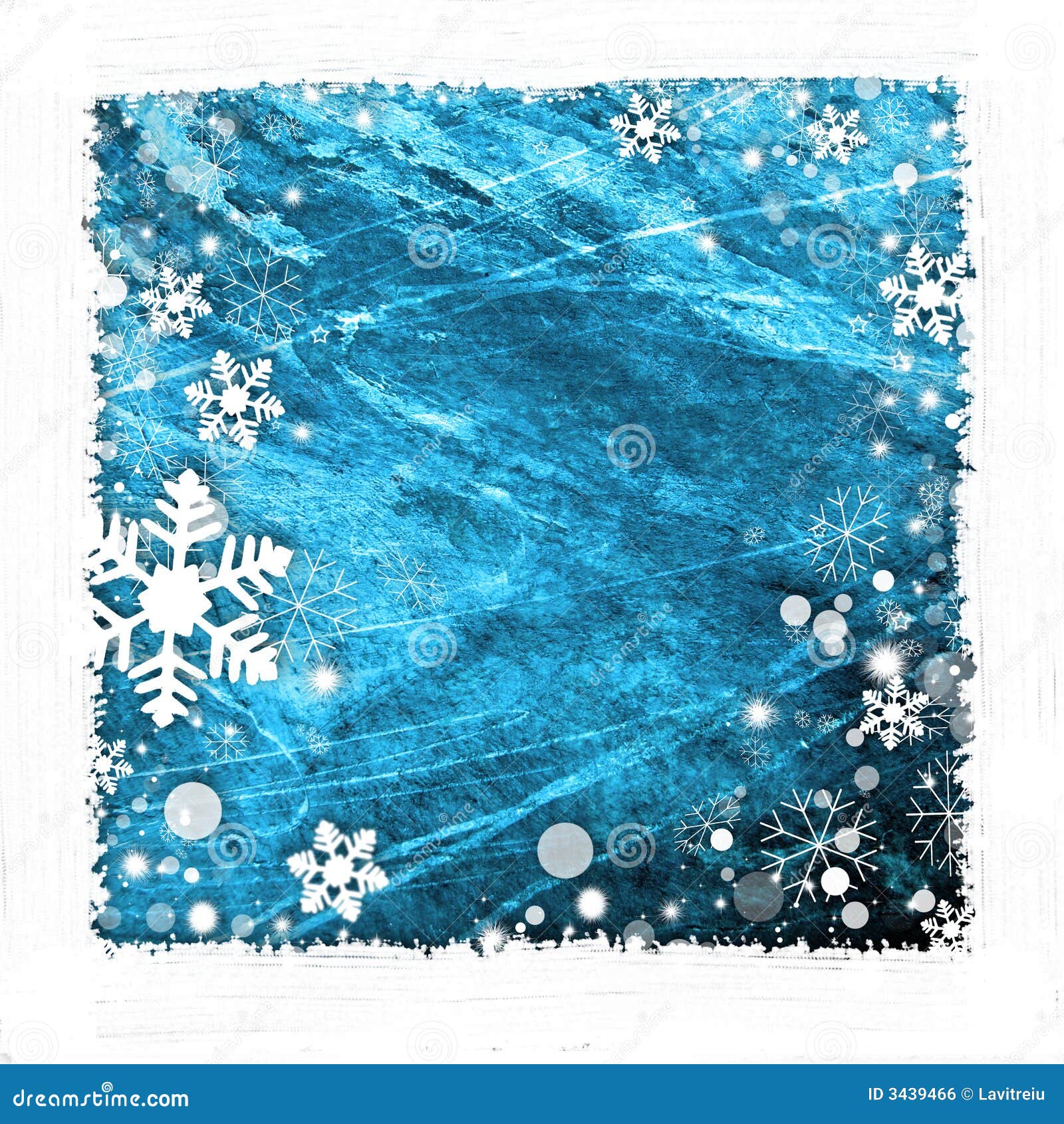Snow frame background stock illustration. Illustration of nature - 3439466