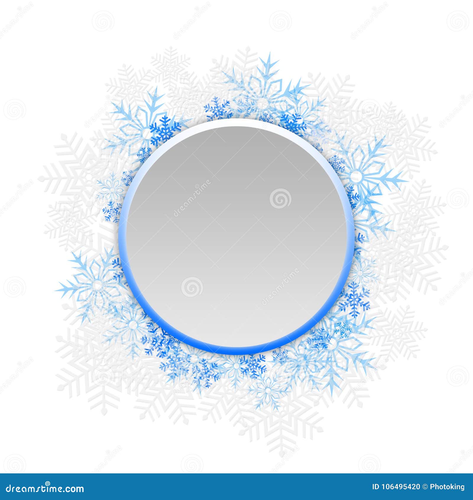 Snow frame background stock illustration. Illustration of season ...