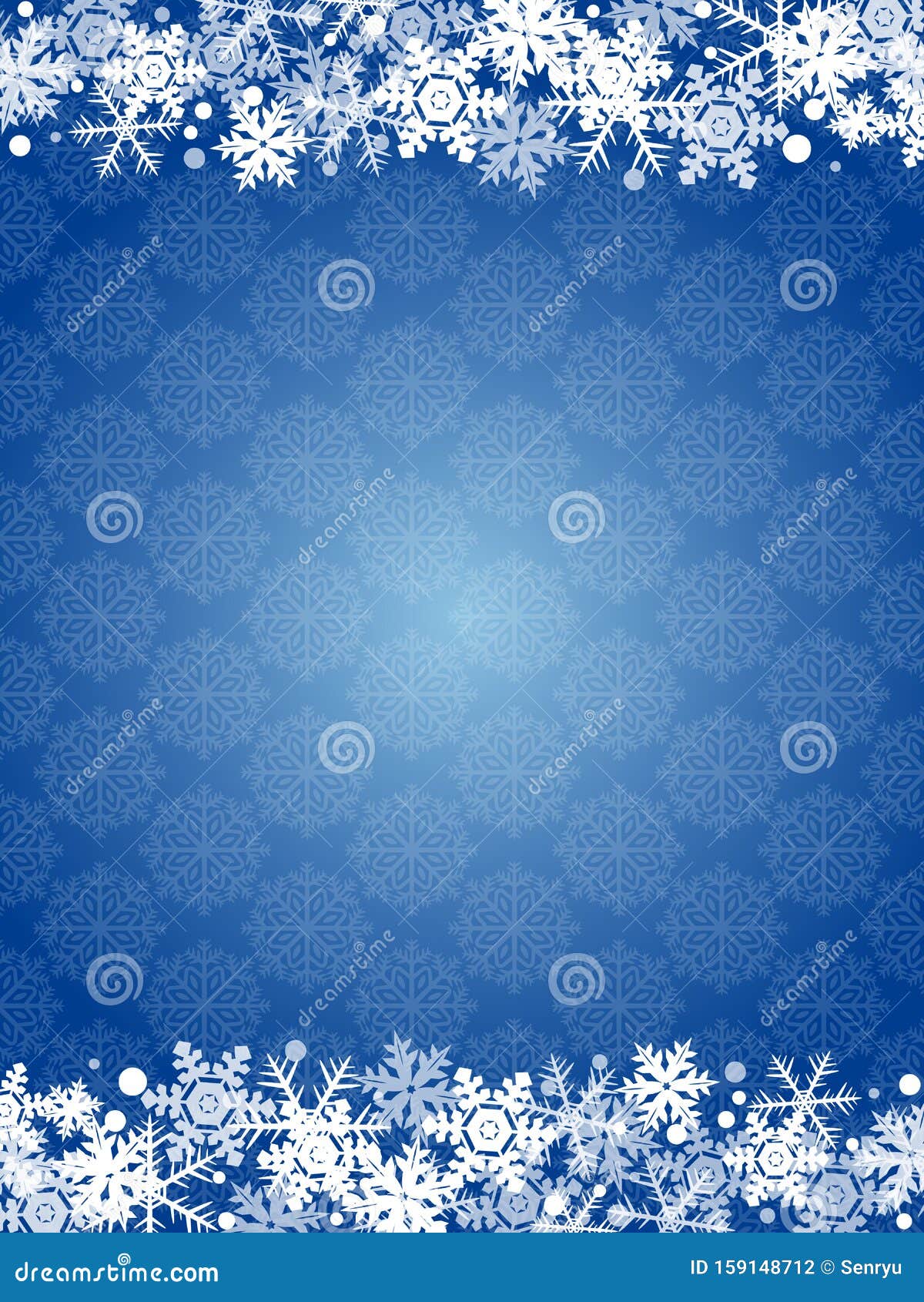 Snow frame2 stock vector. Illustration of january, simple - 159148712