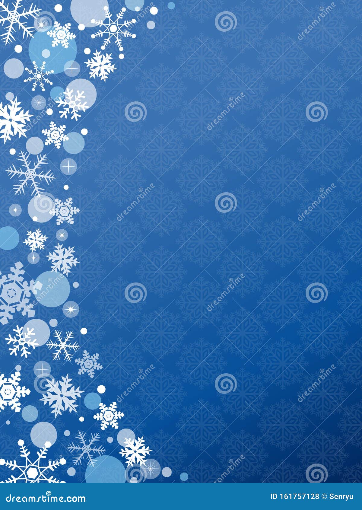 Snow frame6 stock vector. Illustration of element, merry - 161757128