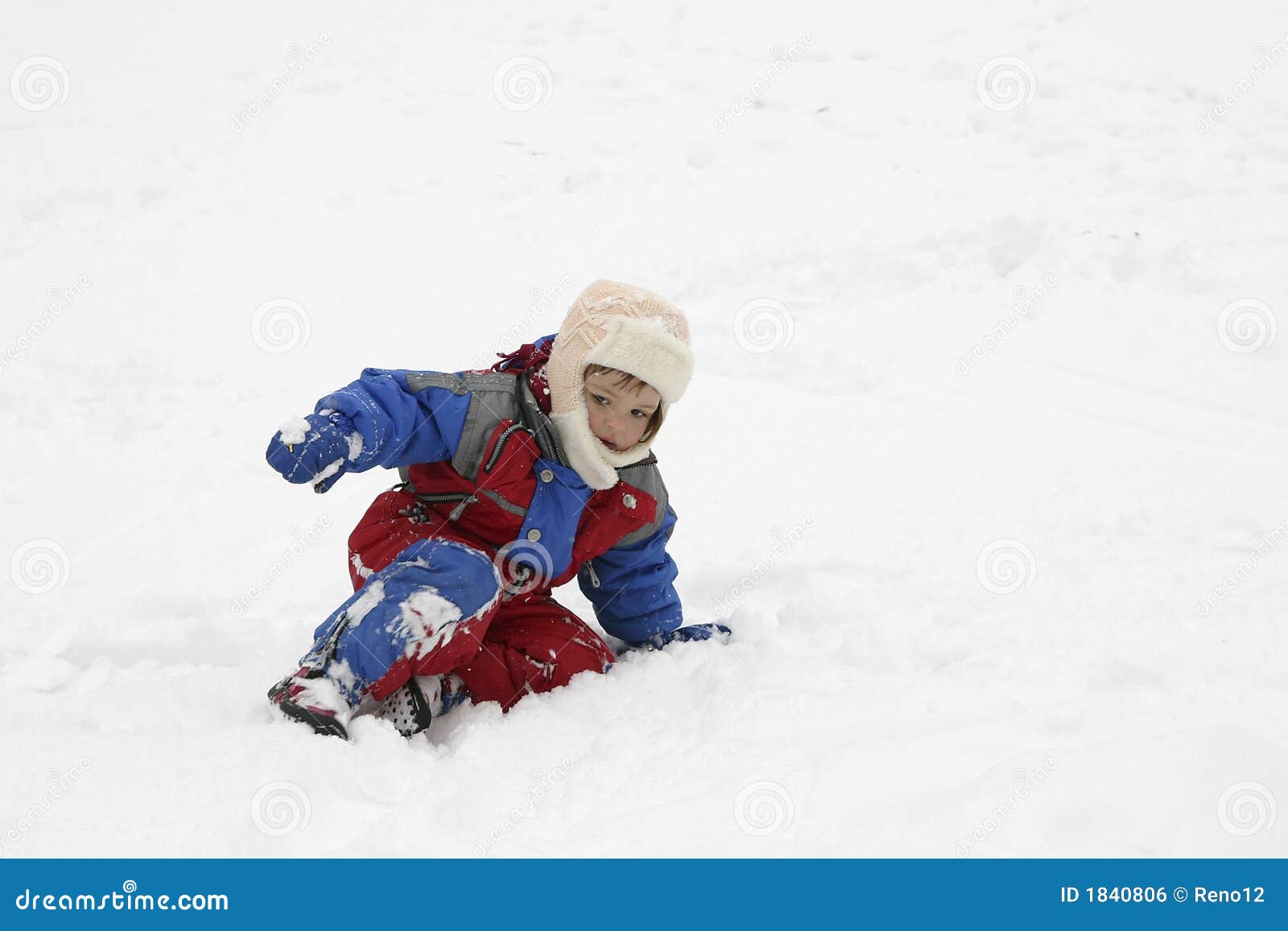 Snow fun stock photo. Image of children, white, play, blue - 1840806