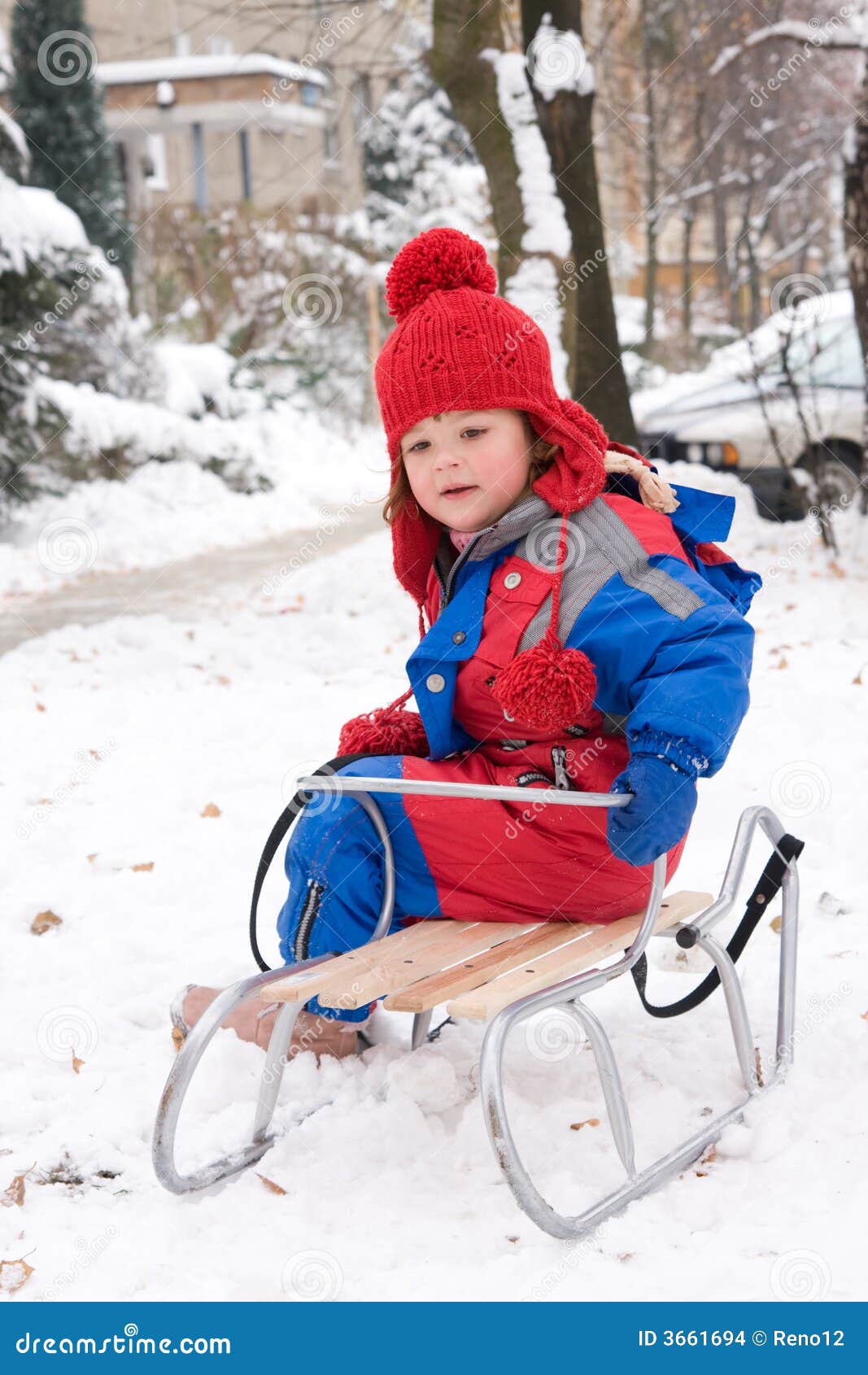 Snow fun stock photo. Image of preschooler, outdoors, childhood - 3661694