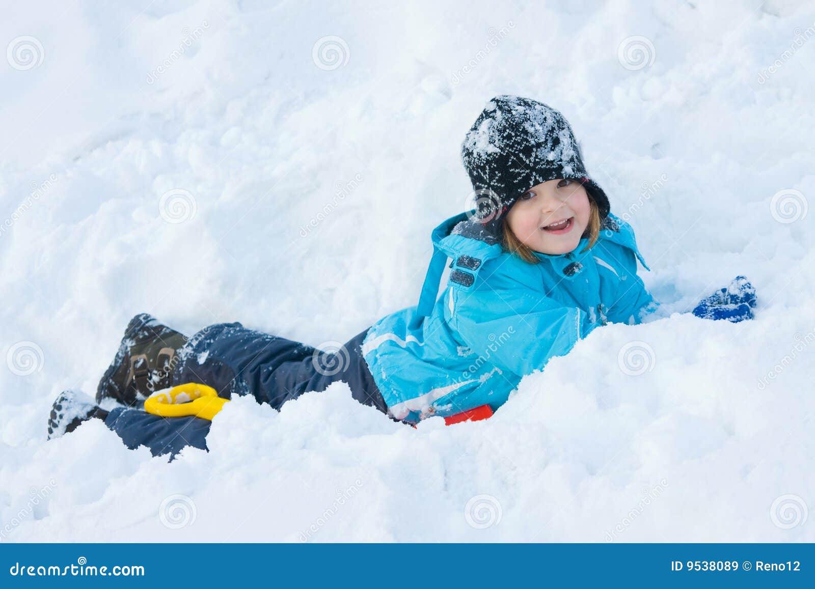 Snow fun stock image. Image of play, december, happiness - 9538089