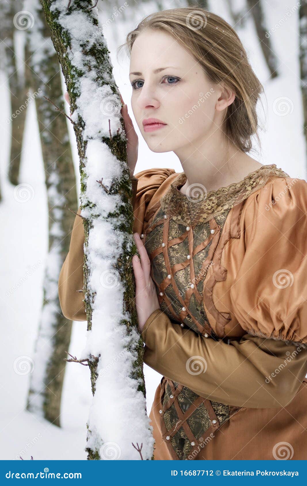 Snow girl stock photo. Image of happy, lifestyle, beautiful - 16687712
