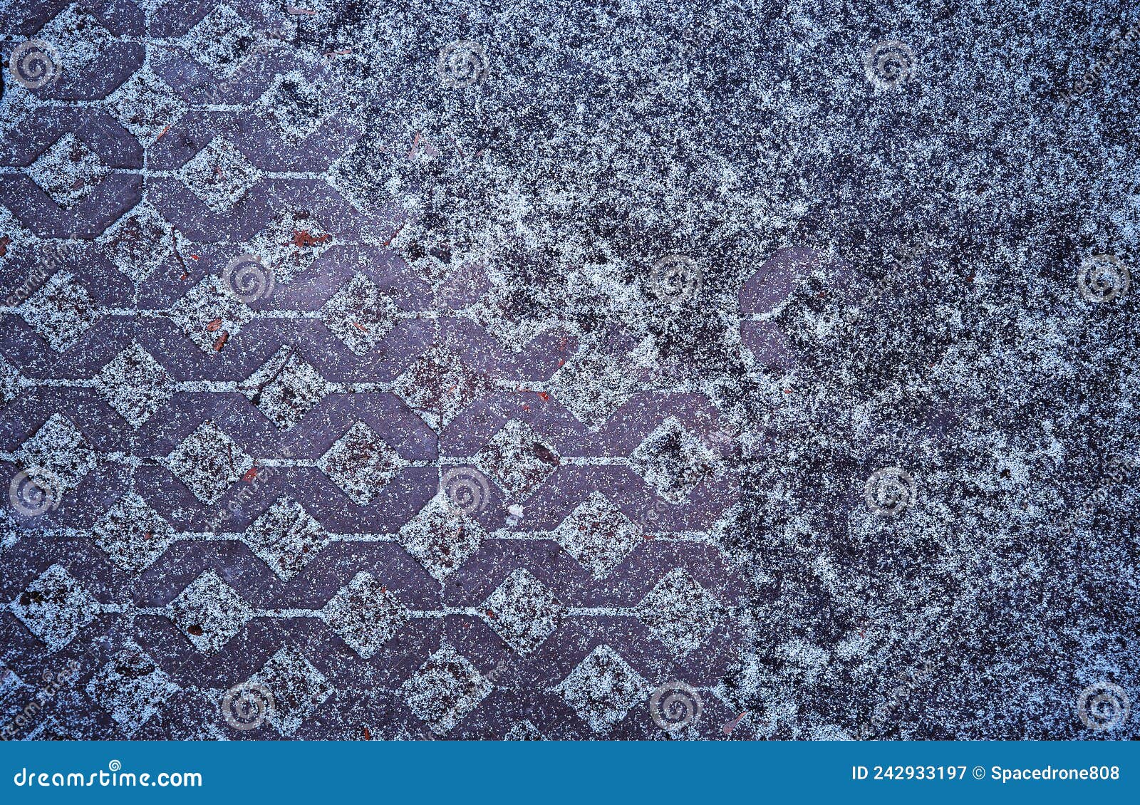 Snow Gradient on Street Pavement Texture Backdrop Stock Image - Image ...
