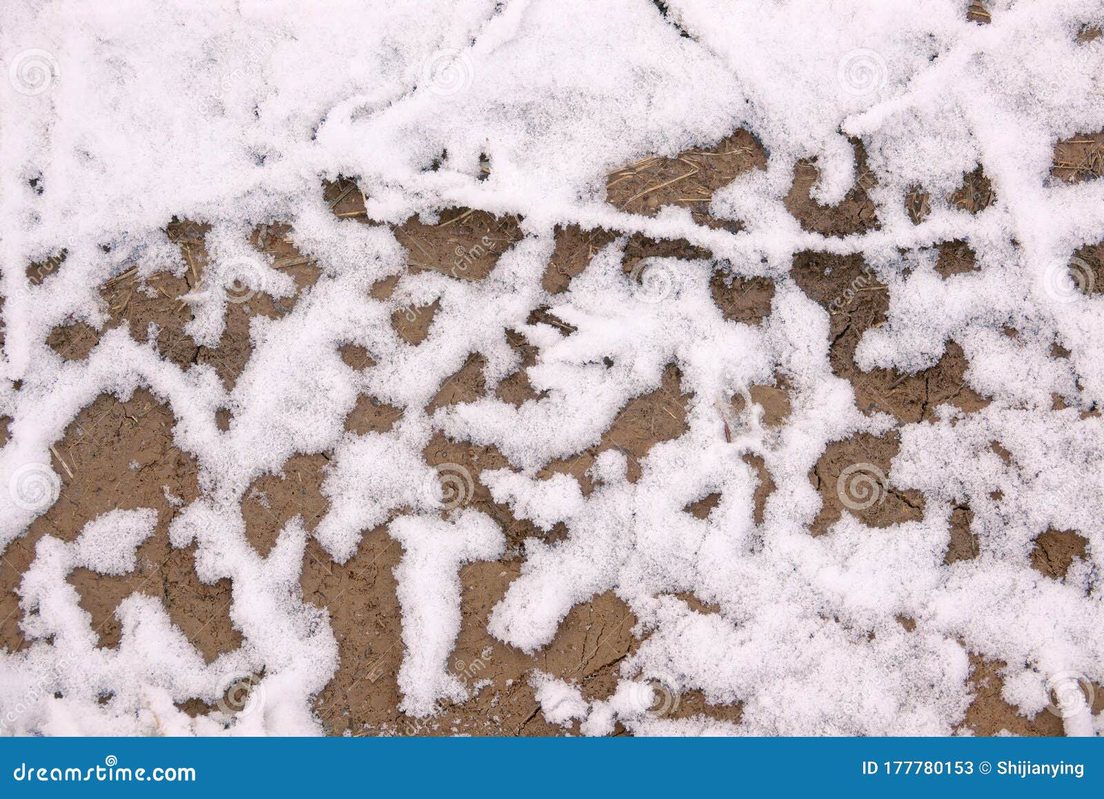 Snow ground stock image. Image of closeup, close, surface - 177780153