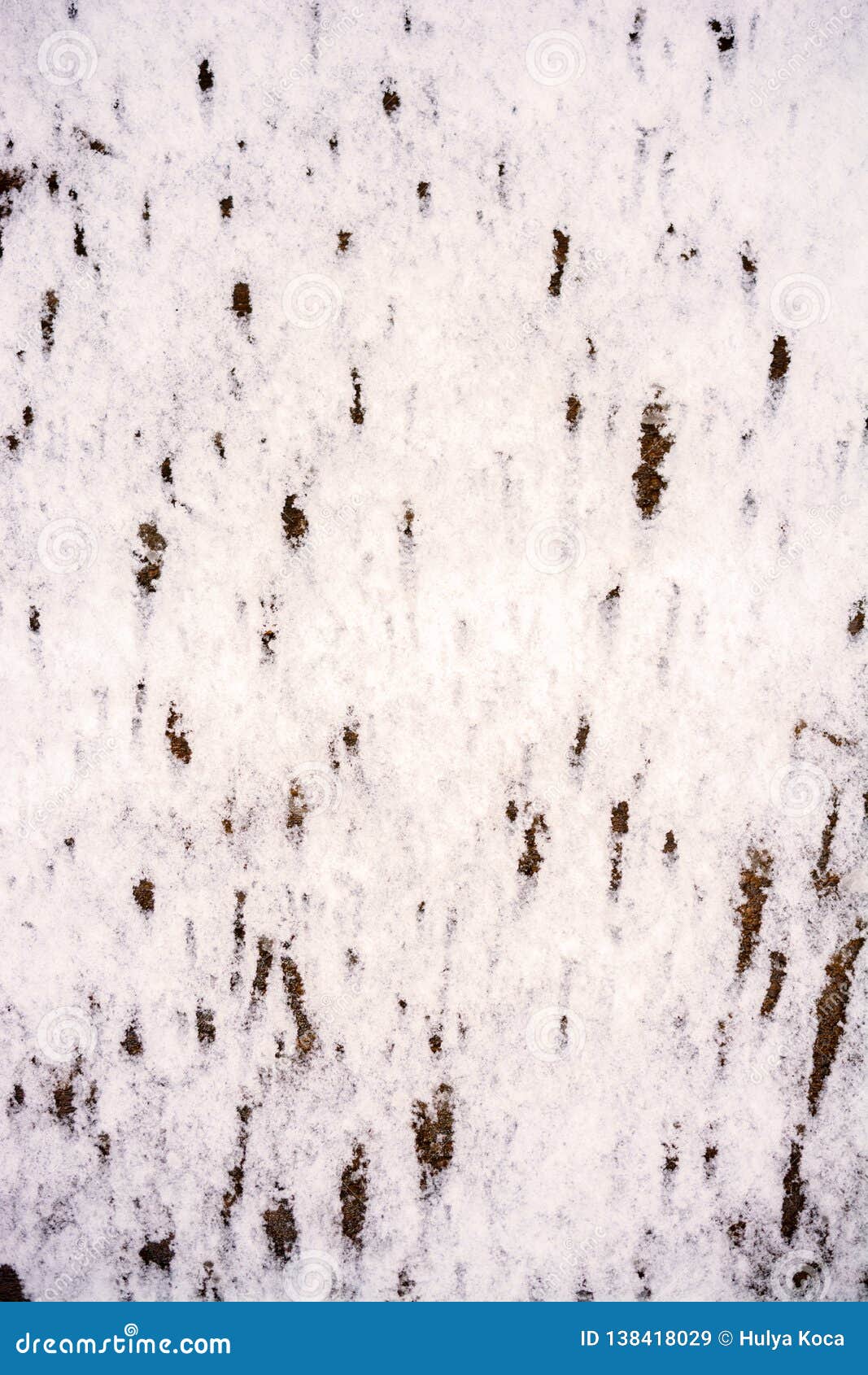 Snow on the Ground in the Winter Stock Image - Image of weather, chill ...