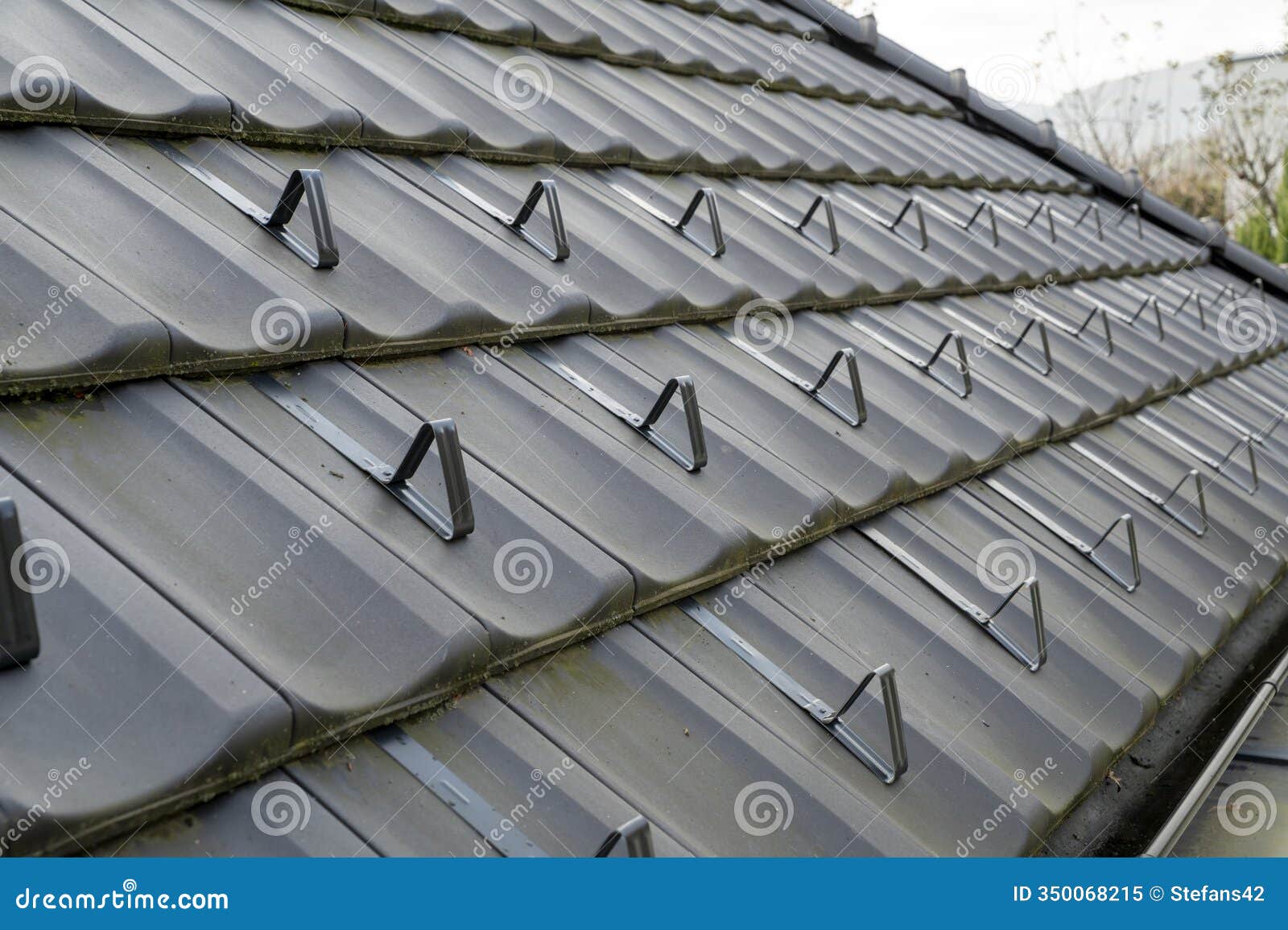 Snow Guards, Retainers or Snow Hooks on the Tile Roof. Snow Guards To ...