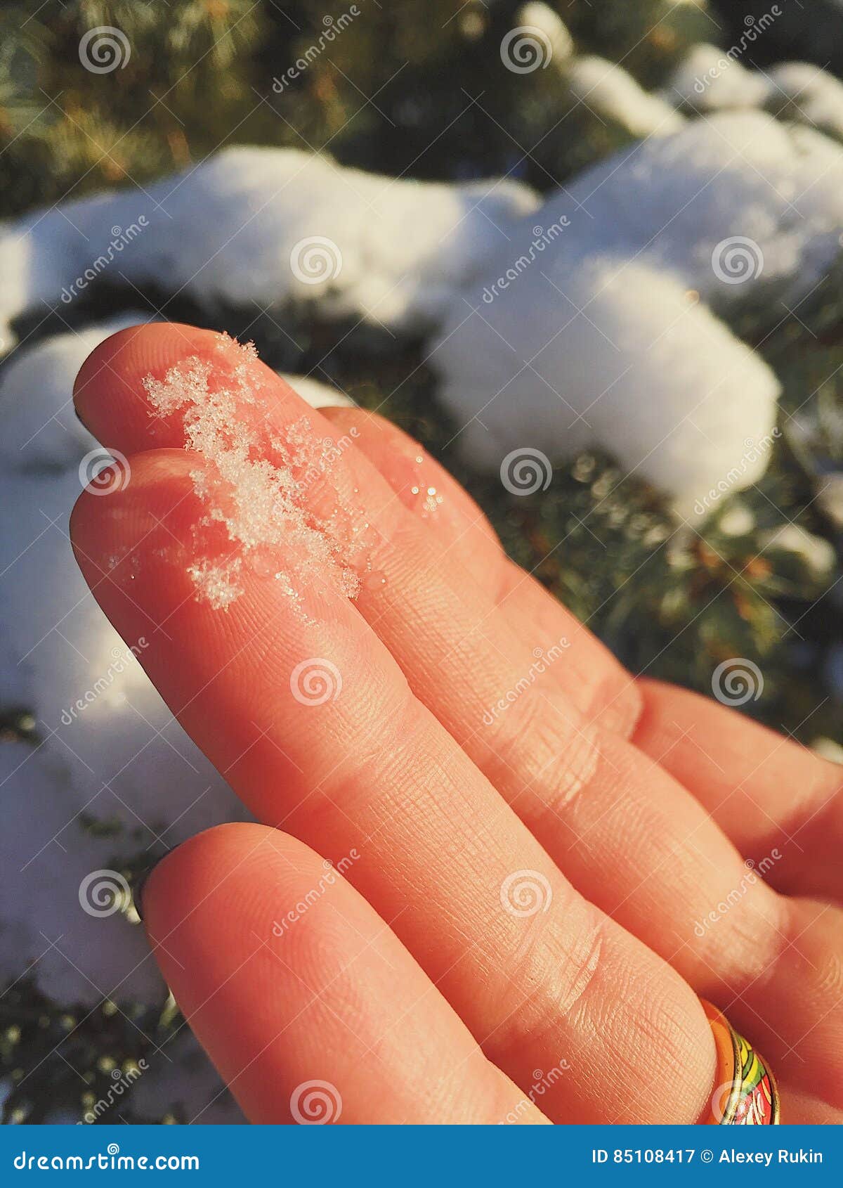 Snow stock image. Image of wonam, snow, finger, winter - 85108417