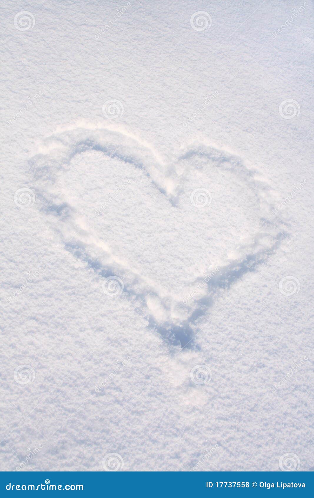 Snow heart stock photo. Image of holiday, loving, christmas - 17737558