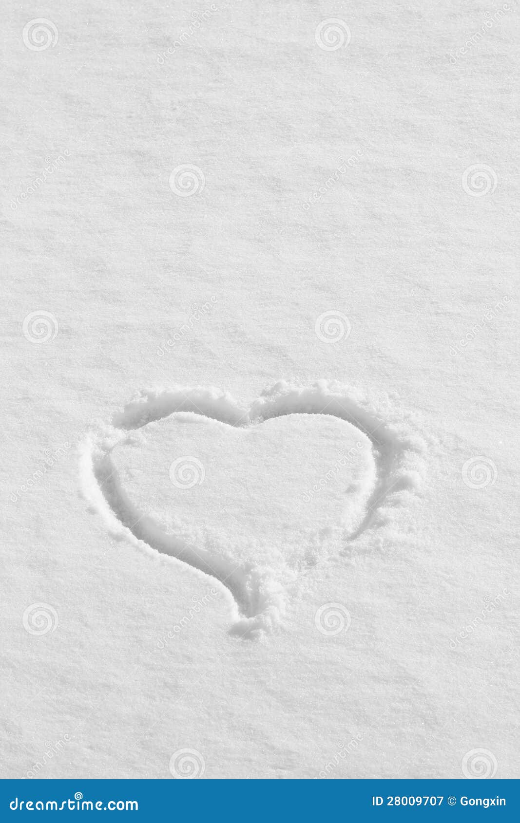 Snow Heart on Painted Background Texture Stock Image - Image of ...