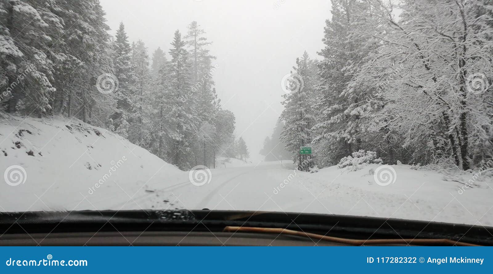 Snow stock photo. Image of snow, highway, amazing, snowed - 117282322