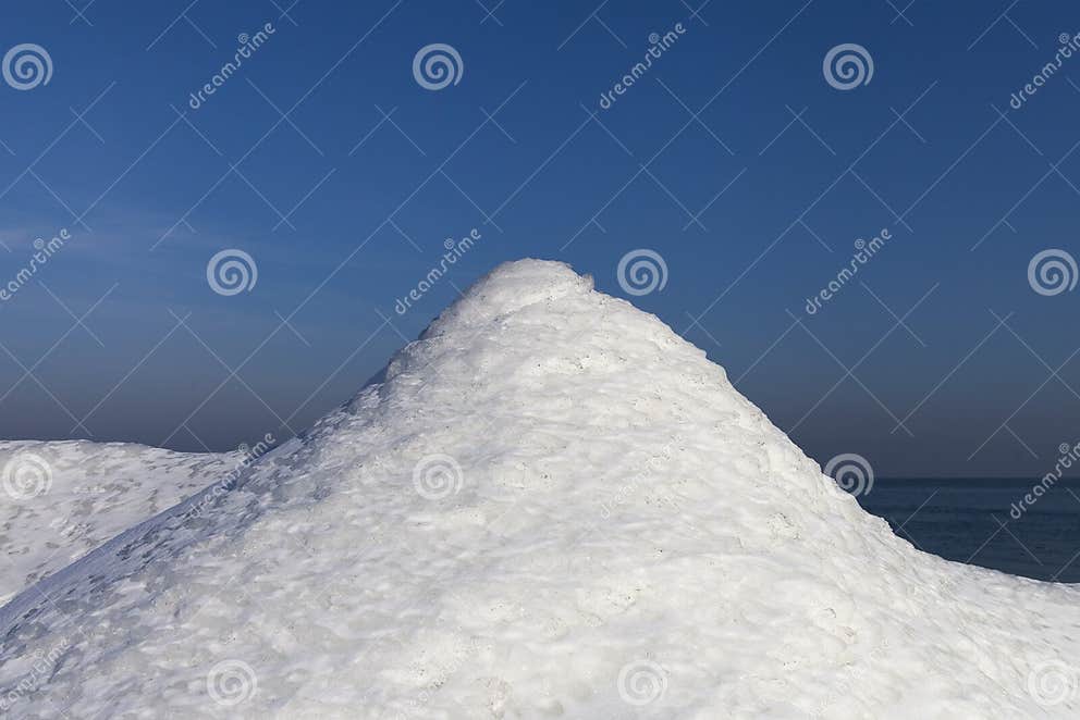 Snow hill. stock photo. Image of beauty, sunlight, winter - 37852964