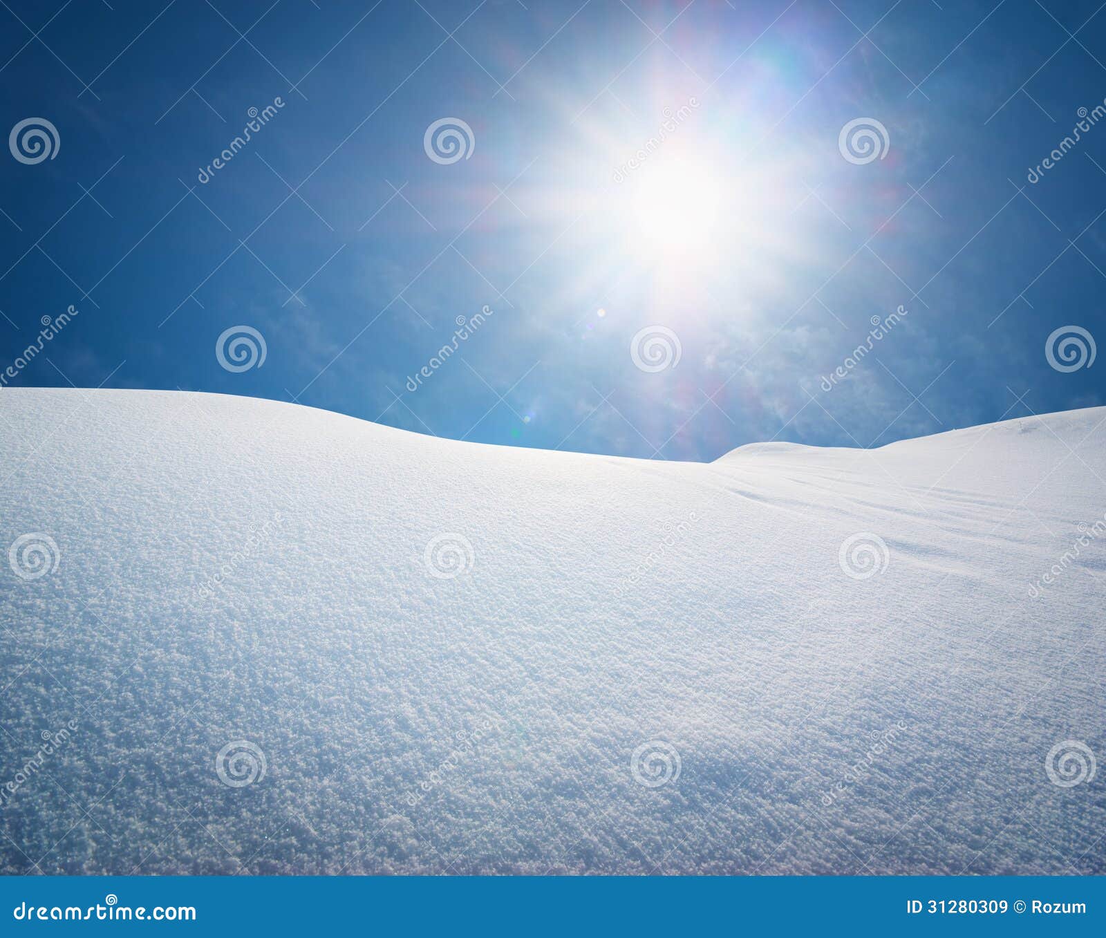 Snow hills. stock image. Image of mountain, alpine, high - 31280309