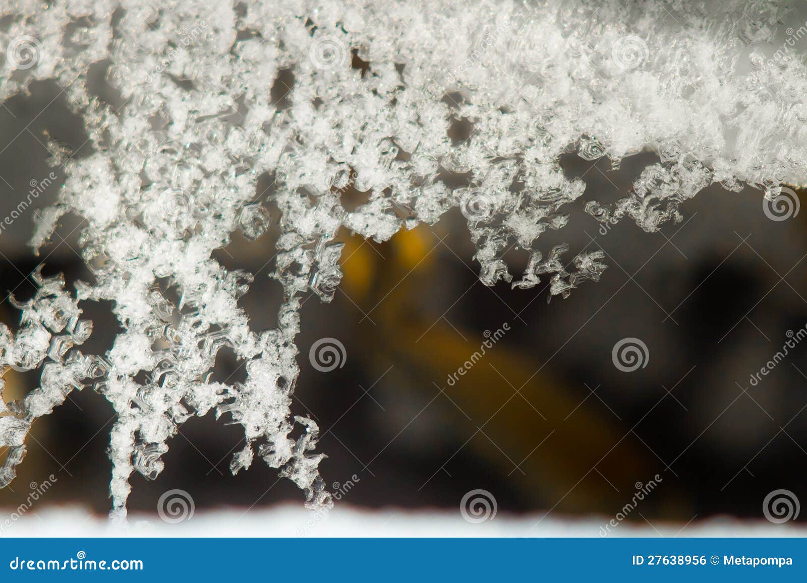 Snow and ice flakes stock photo. Image of flake, snowflake - 27638956