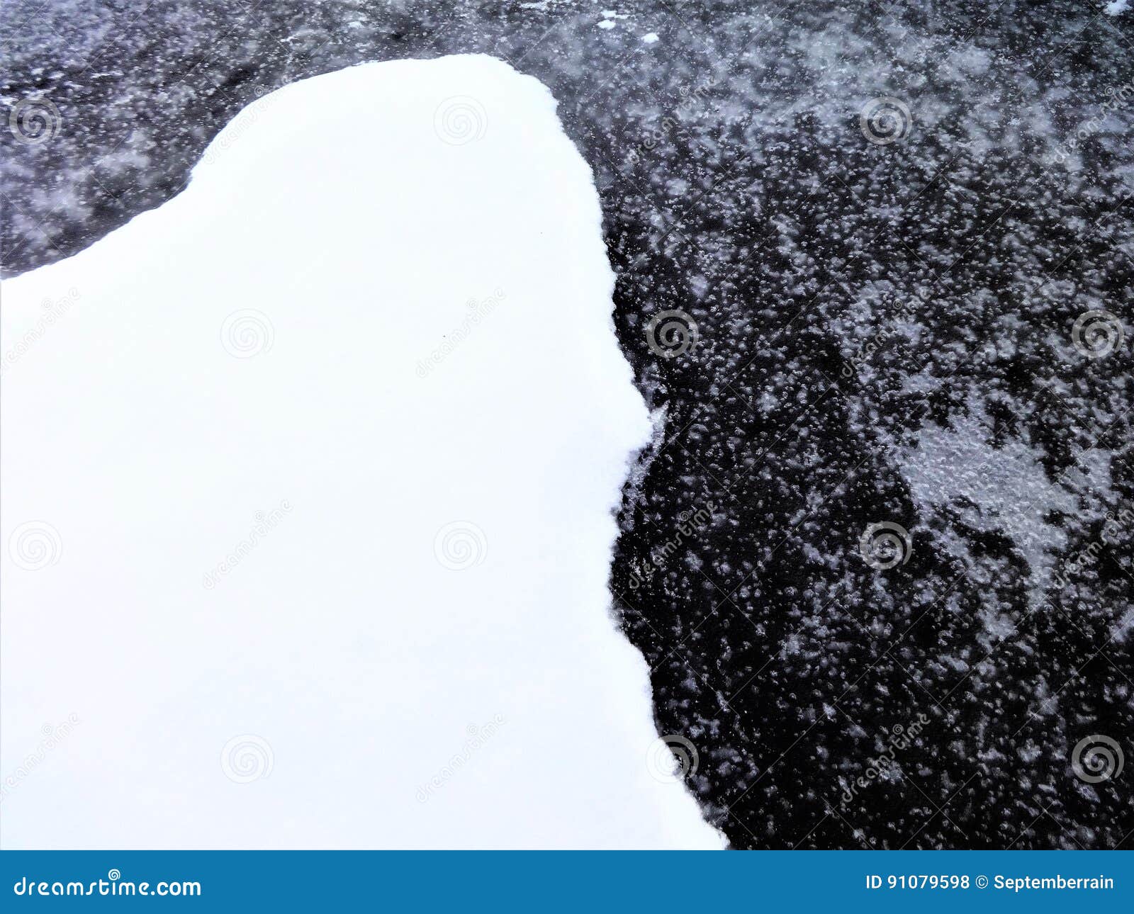 Snow and Ice Ground Texture Stock Photo - Image of background ...