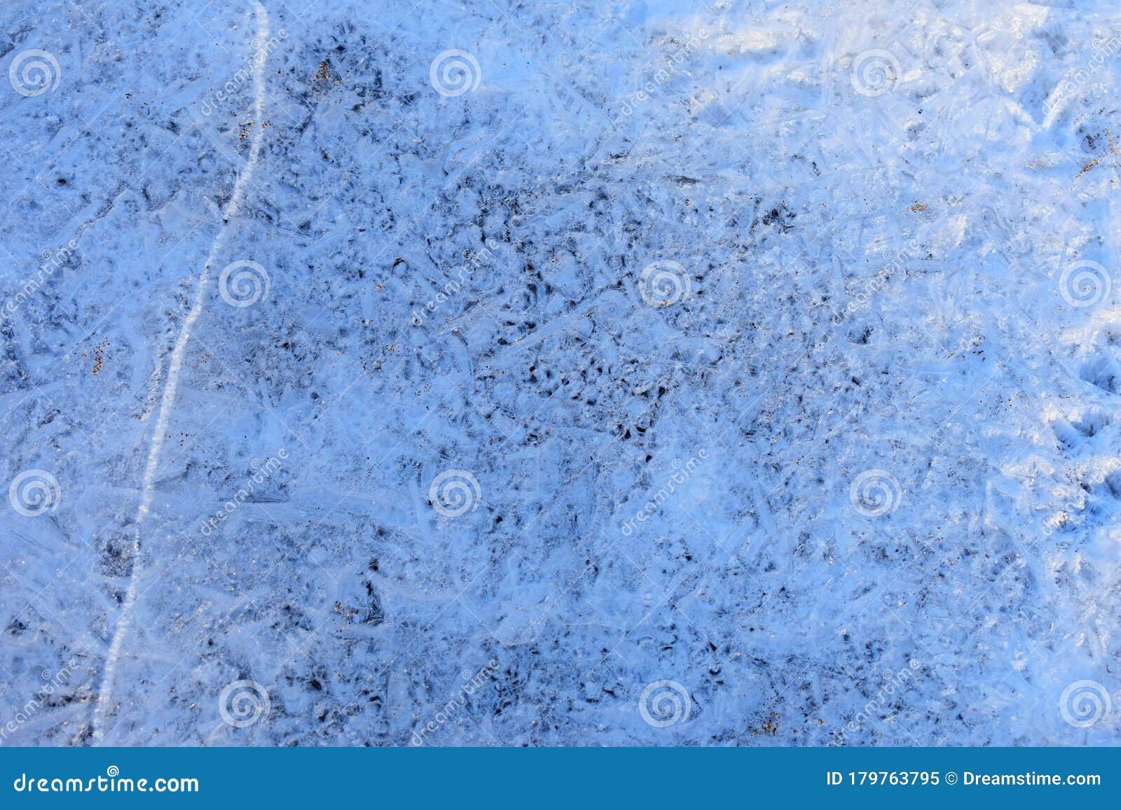 Snow and Ice Surface Blue-white Color Stock Image - Image of january ...