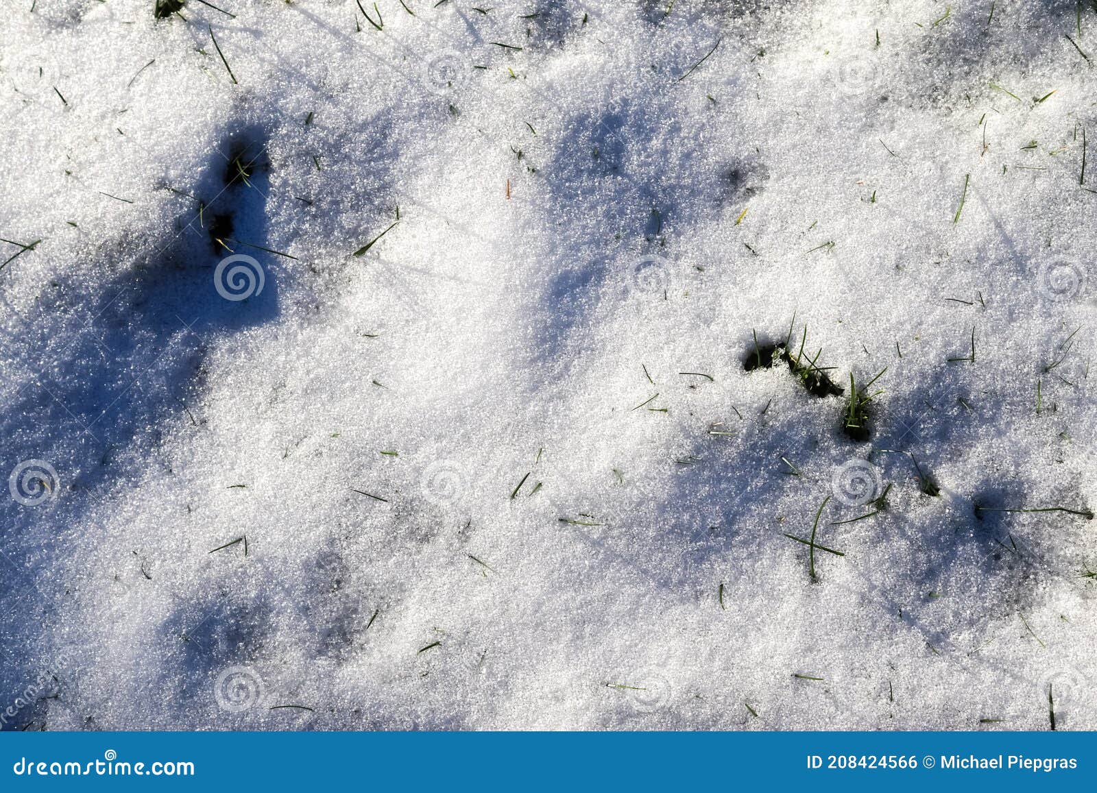 Snow and Ice Texture Closeup Shallow Dof with Copy Spase. Ice Crystals ...