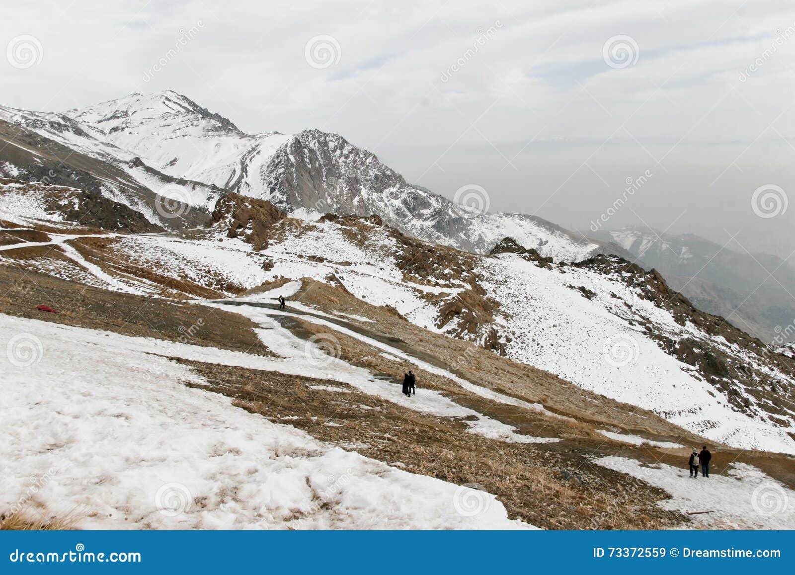 Snow in iran stock image. Image of tour, travel, mountains - 73372559