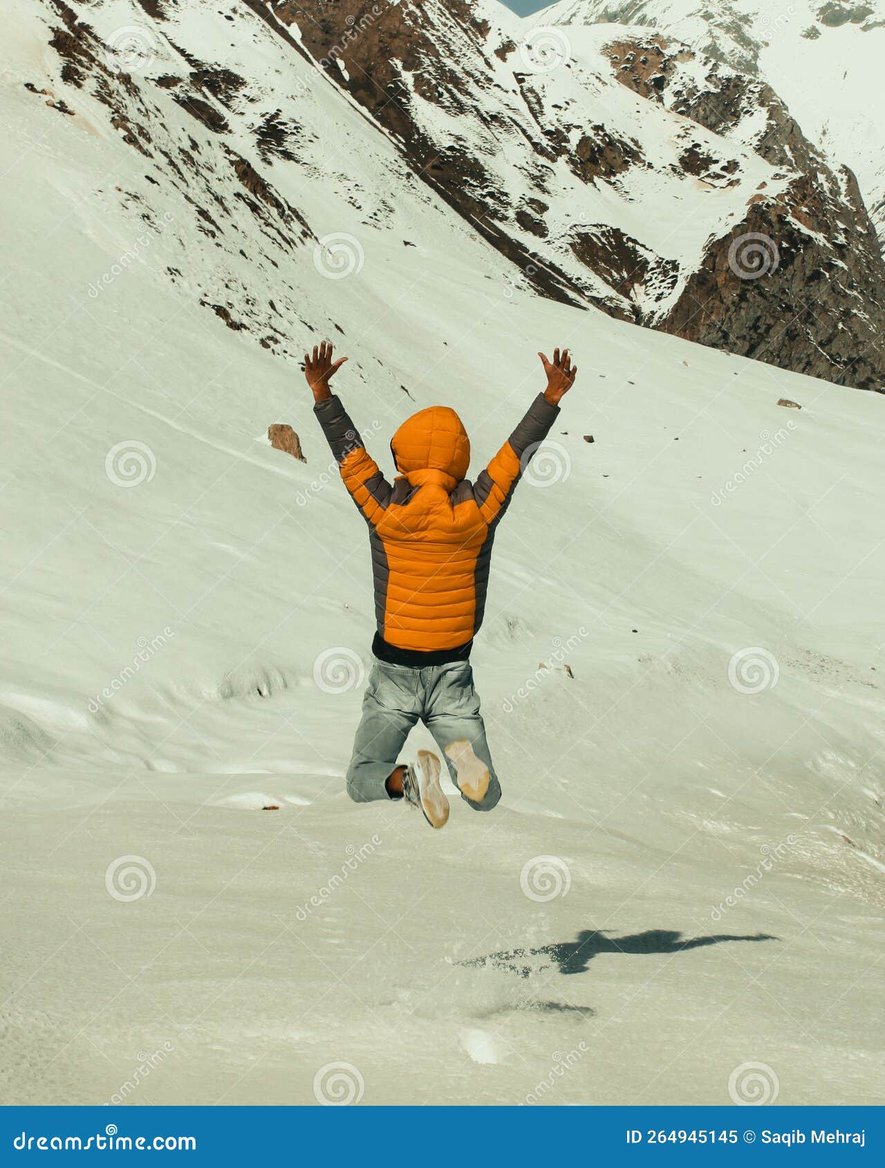 Snow jump stock image. Image of piste, snowboard, mountaineering ...