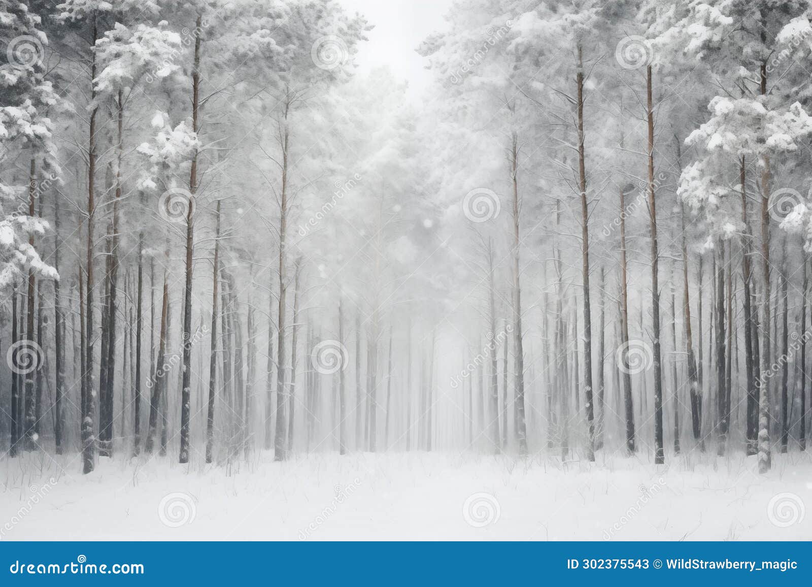 Snow-laden Forest Pathway Inviting A Tranquil Winter Walk AI Generated ...